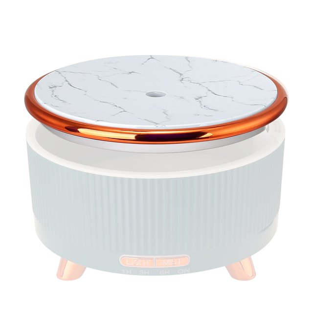 Jack & Rose 500ml Aromatherapy Diffuser Replaceable Lid, White Surface, Gold Frame - Walmart.com