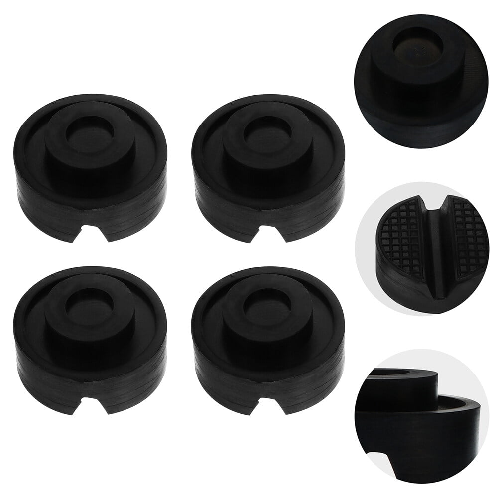 Jack Rubber Pads,4pcs Auto Lift Jack Stand Rubber Pads Durable Rubber ...