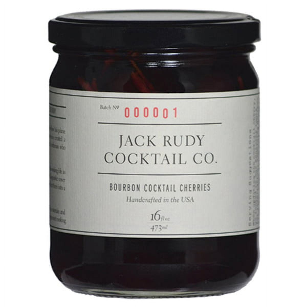 Jack Rudy Cocktail Co. Bourbon Cocktail Cherries 16 oz Jars - Single ...