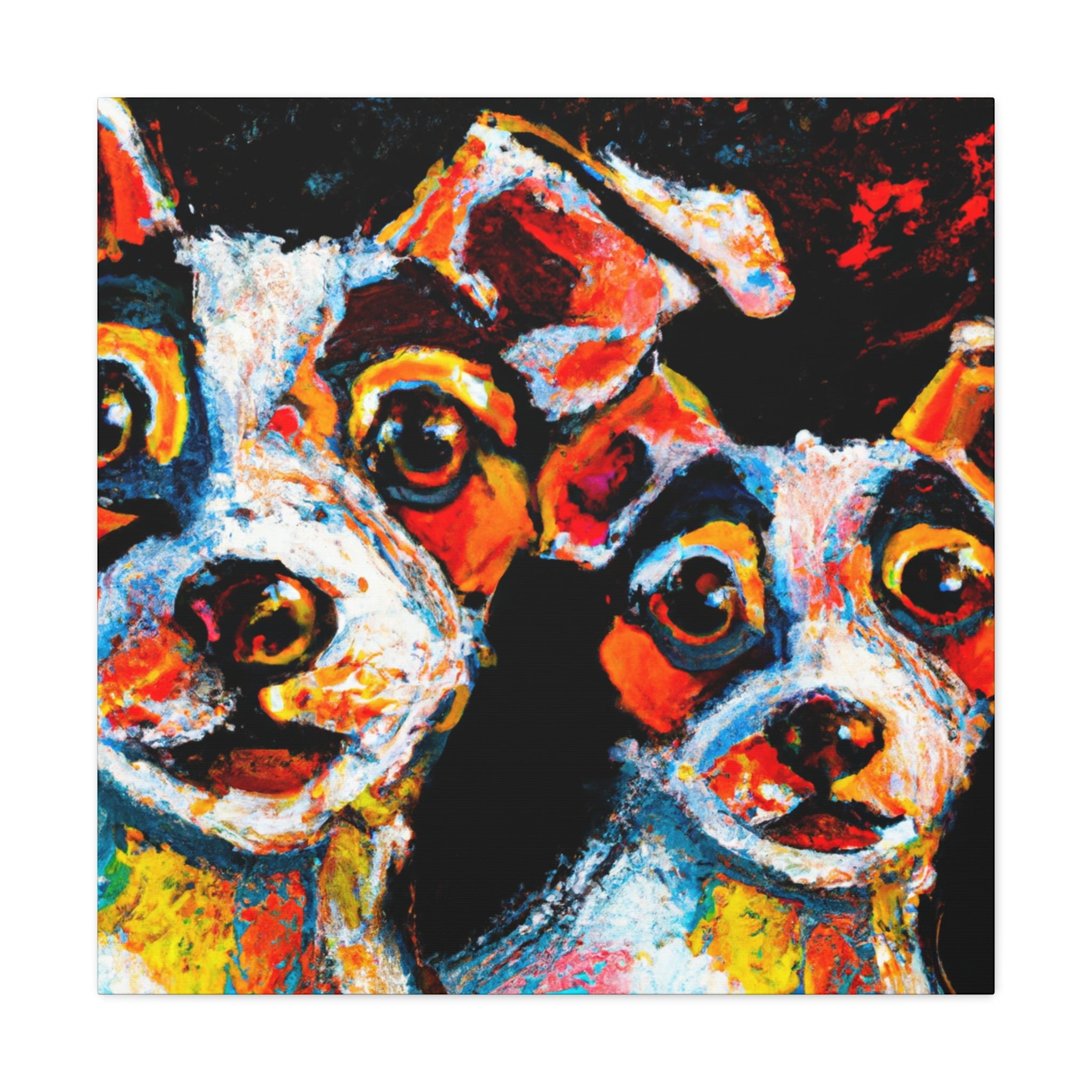 "Jack Russell Portrait Painting" - Canvas - Walmart.com