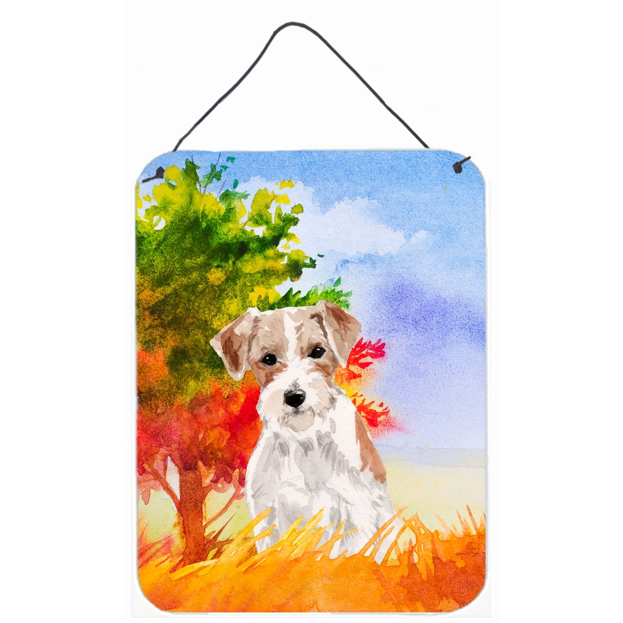 Jack Russell Terrier Fall Wall or Door Hanging Prints - Walmart ...