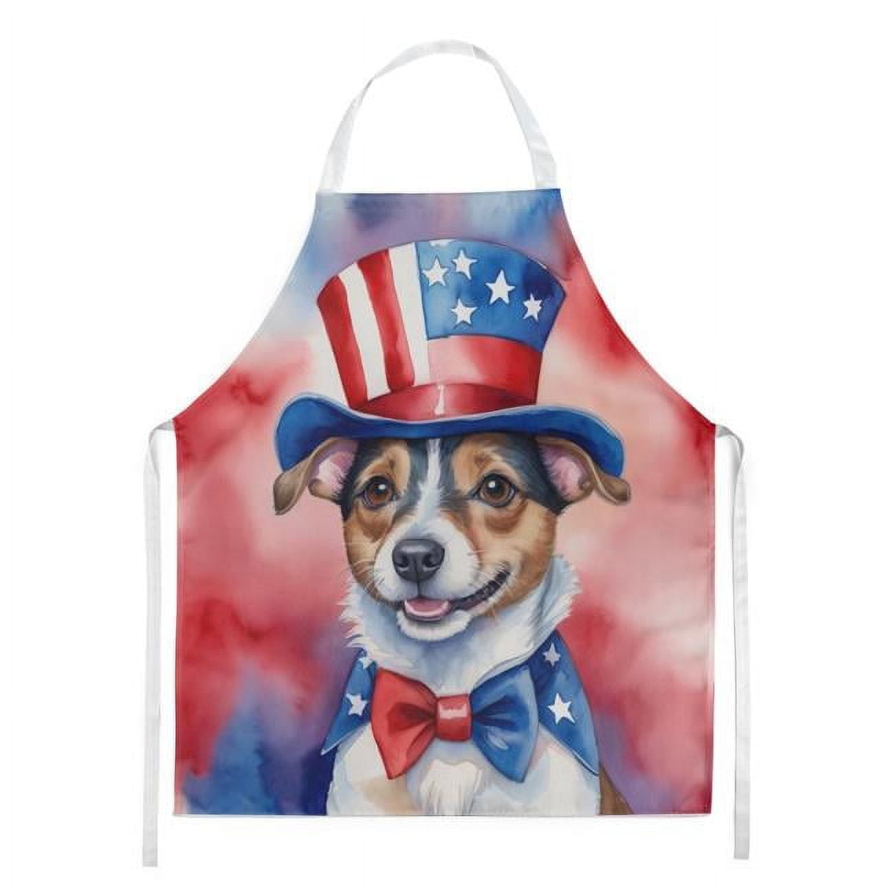Jack Russell Terrier Patriotic American Apron 27 in x 30 in - Walmart.com