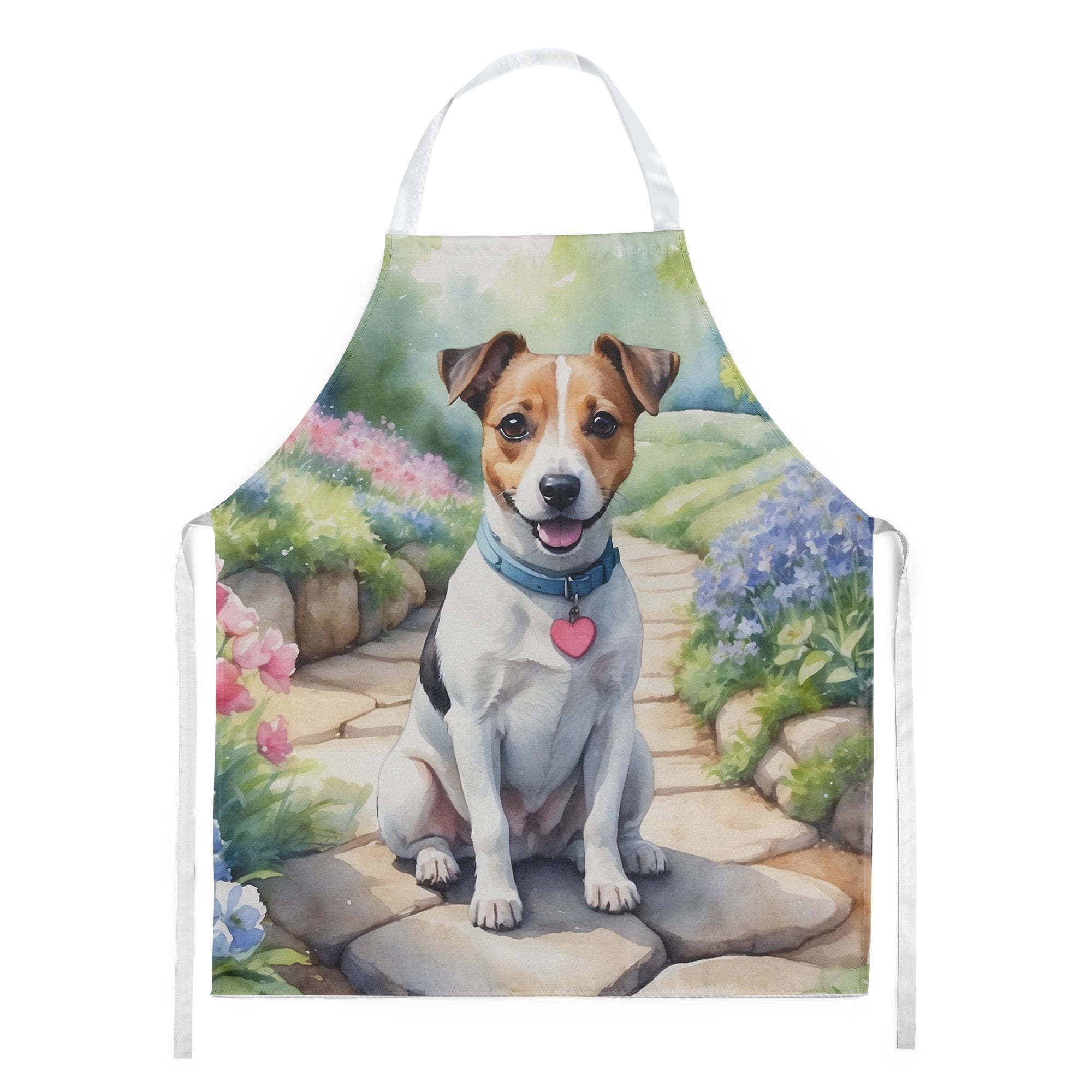 Jack Russell Terrier Spring Path Apron 27 in x 30 in - Walmart.com