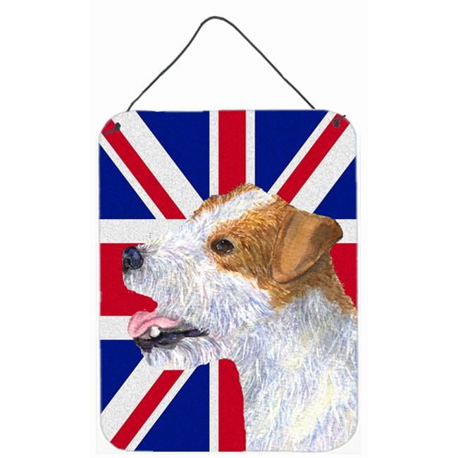 Jack Russell Terrier With English Union Jack British Flag Aluminum ...