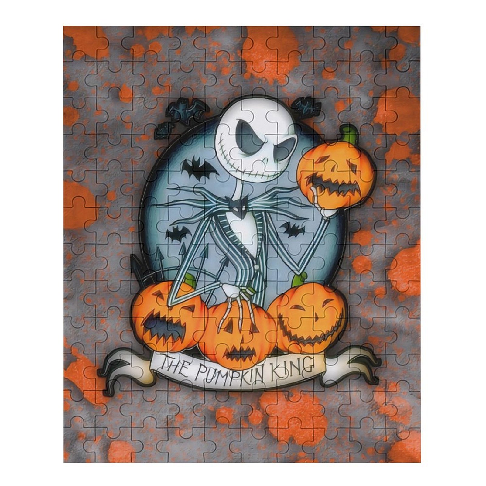 Jack And Sally Halloween Cartoon Anime Puzzles for Kids Boys And Girls ...
