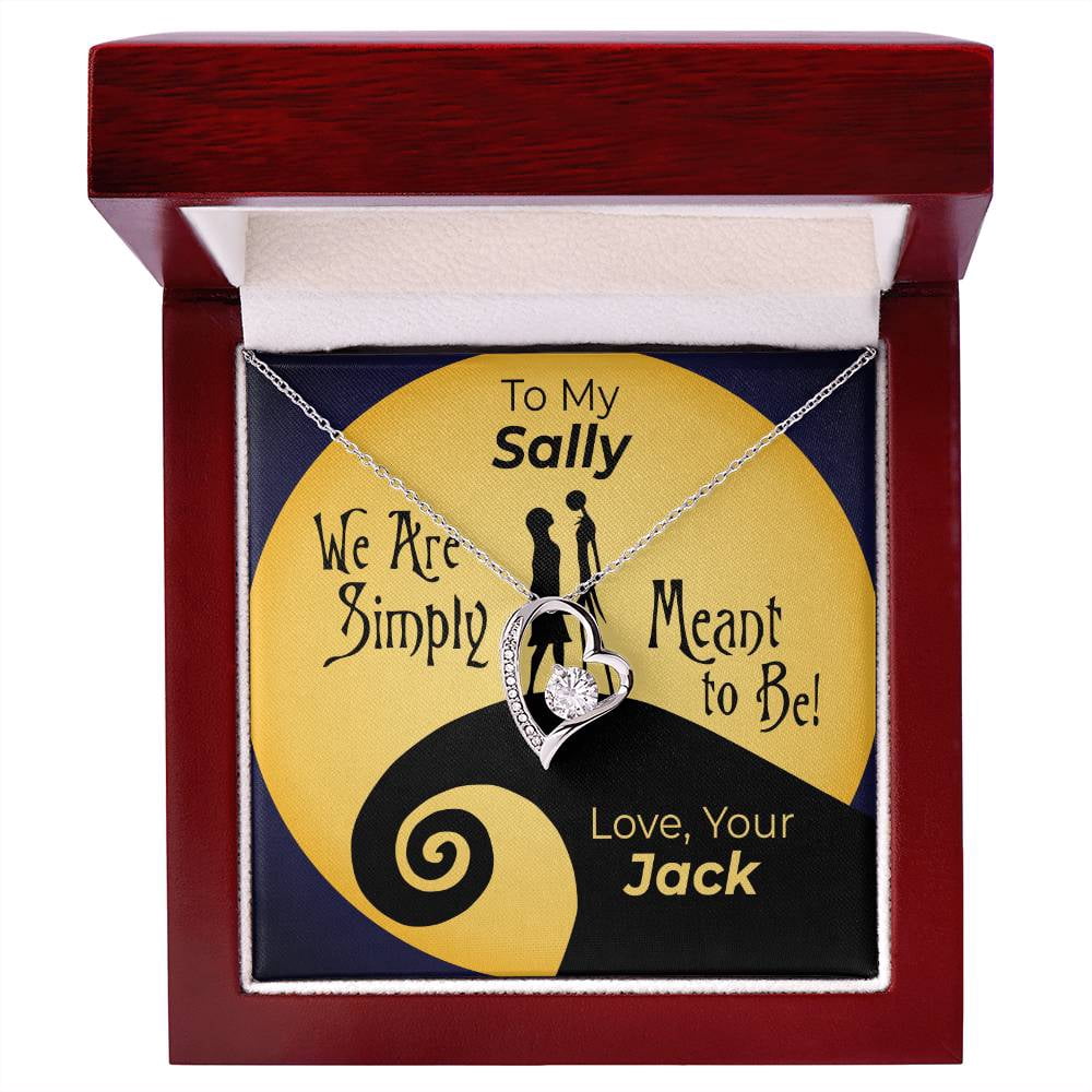 Jack & Sally, Heart Pendant Necklace, Simply Meant to Be, Forever Love ...