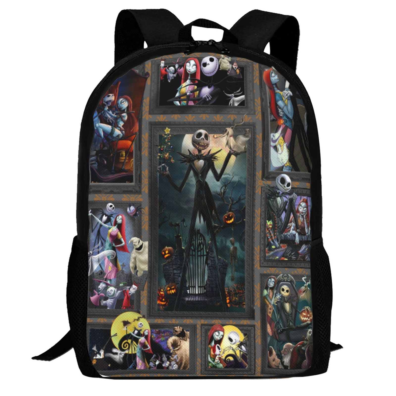 Jack And Sally Night-Mare Before Christmas Backpack,3d Print Laptop ...