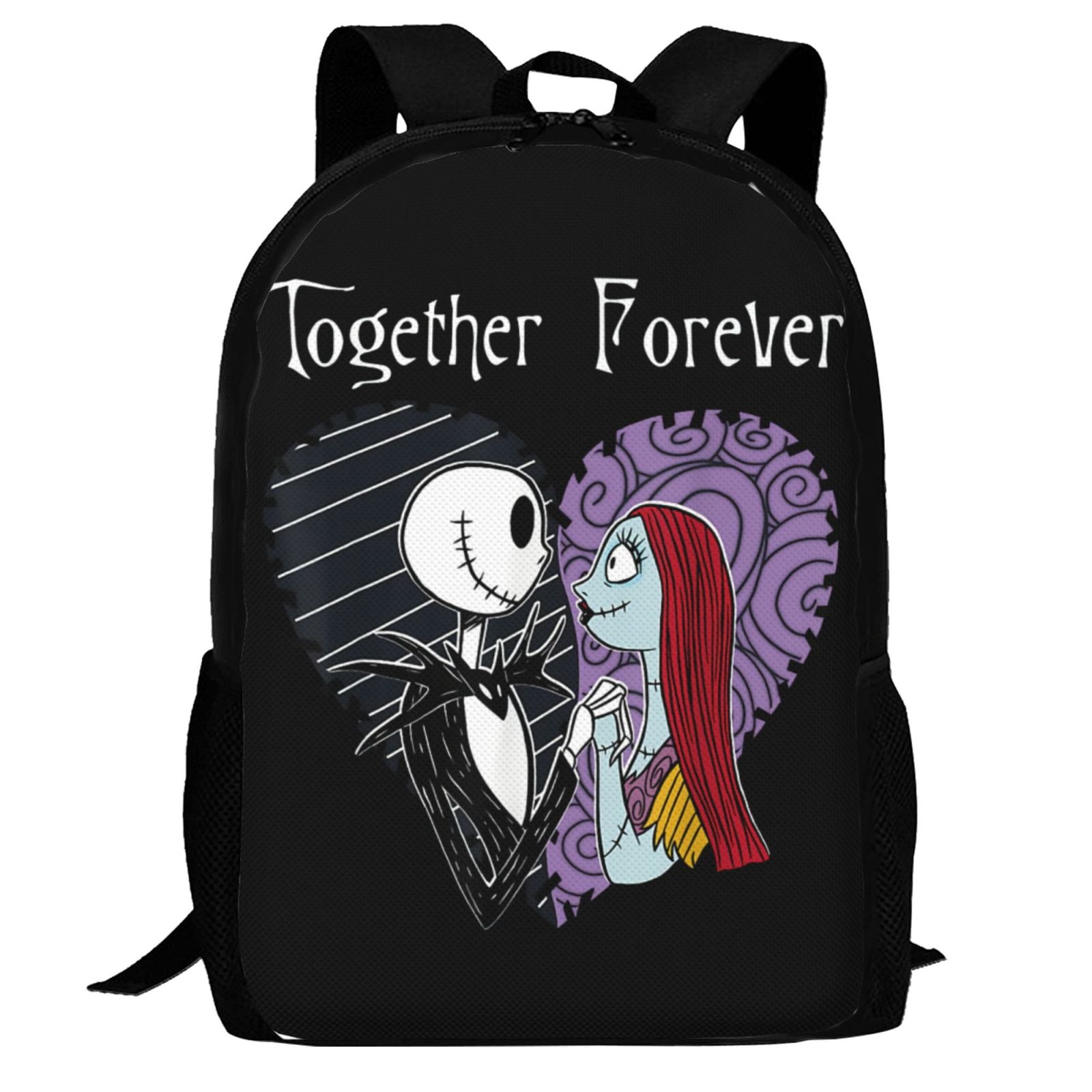 Jack And Sally Night-Mare Before Christmas Backpack,3d Print Laptop ...