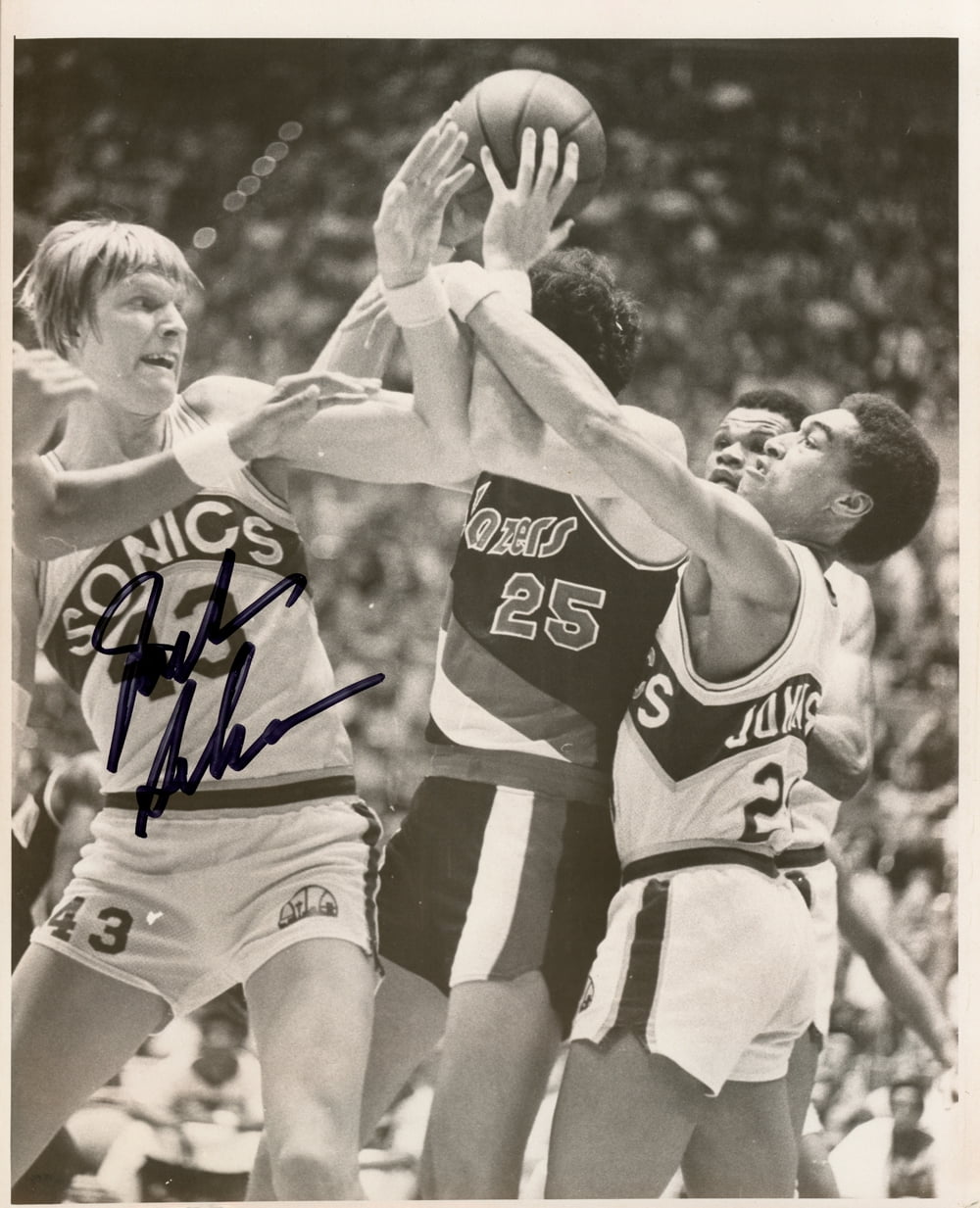 Jack Sikma Autographed 8x10 Photo Seattle Supersonics MCS Holo #70200 ...