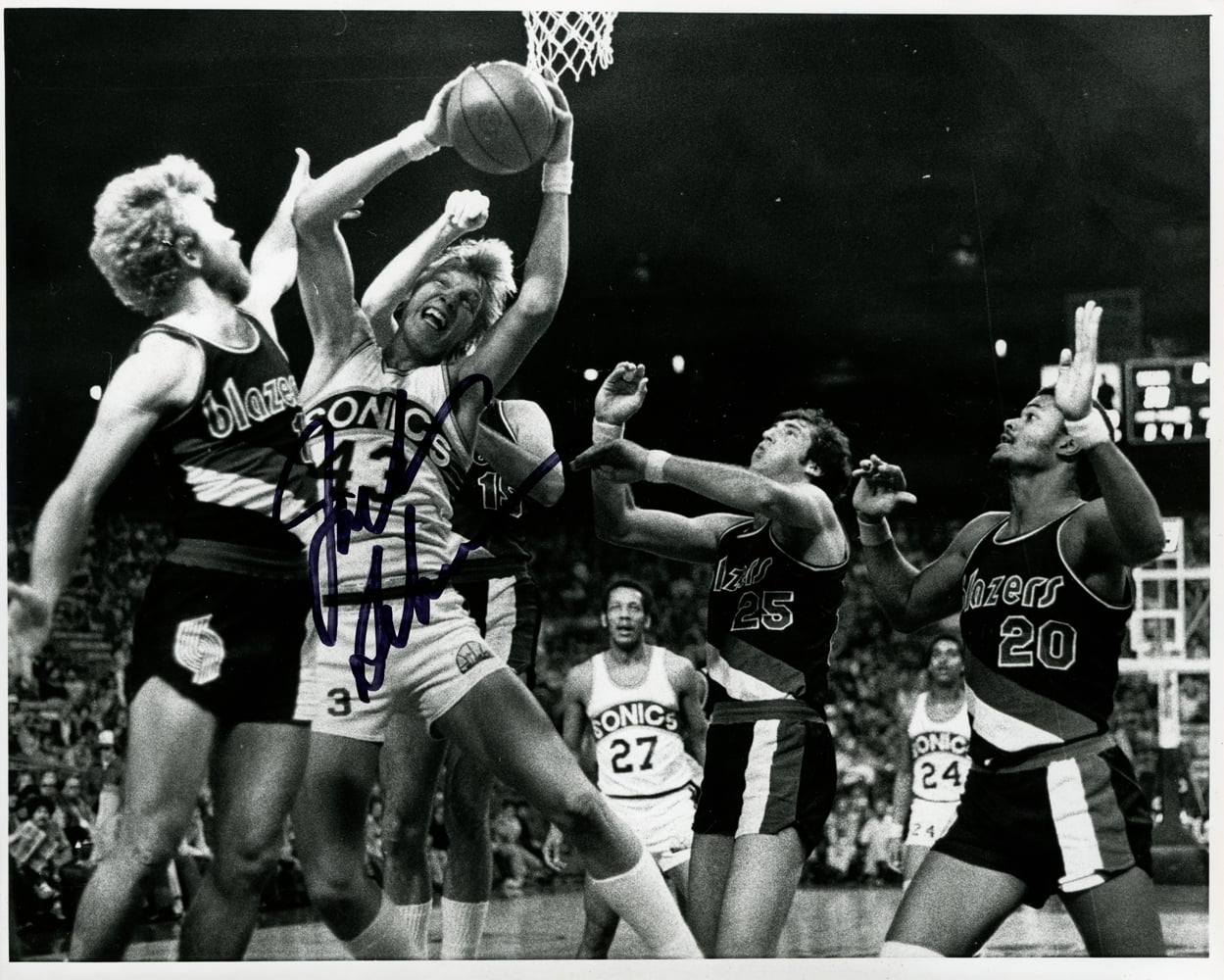 Jack Sikma Autographed 8x10 Photo Seattle Supersonics MCS Holo #70204 ...