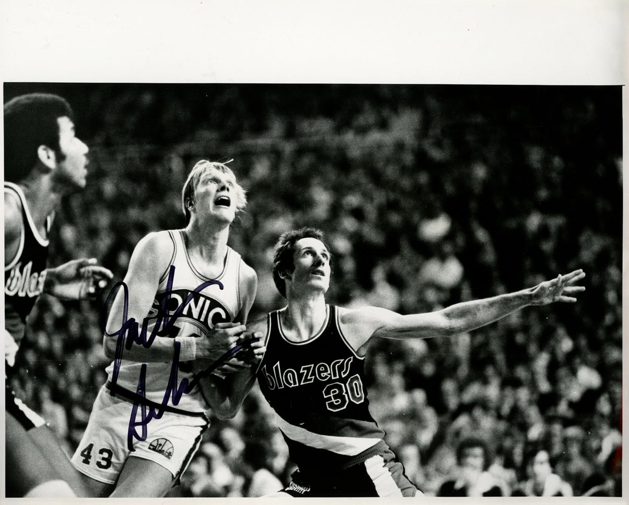 Jack Sikma Autographed 8x10 Photo Seattle Supersonics MCS Holo #70225 ...