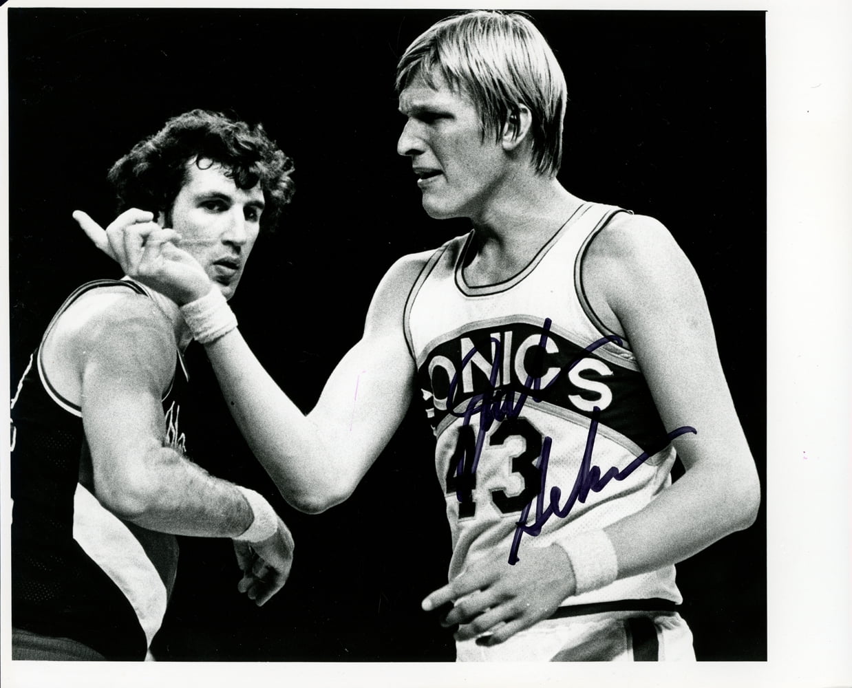 Jack Sikma Autographed 8x10 Photo Seattle Supersonics MCS Holo #70227 ...