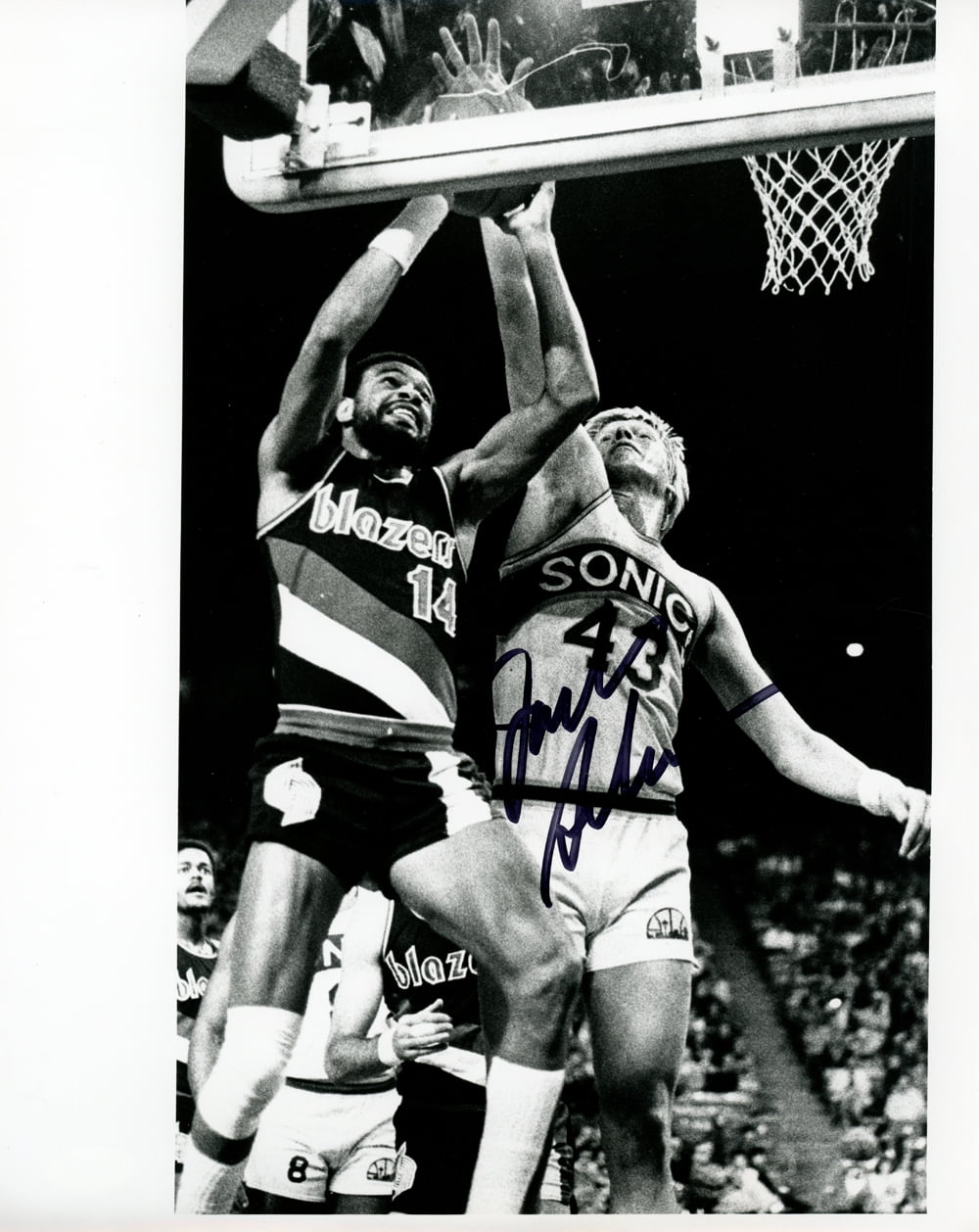 Jack Sikma Autographed 8x10 Photo Seattle Supersonics MCS Holo #70258 ...