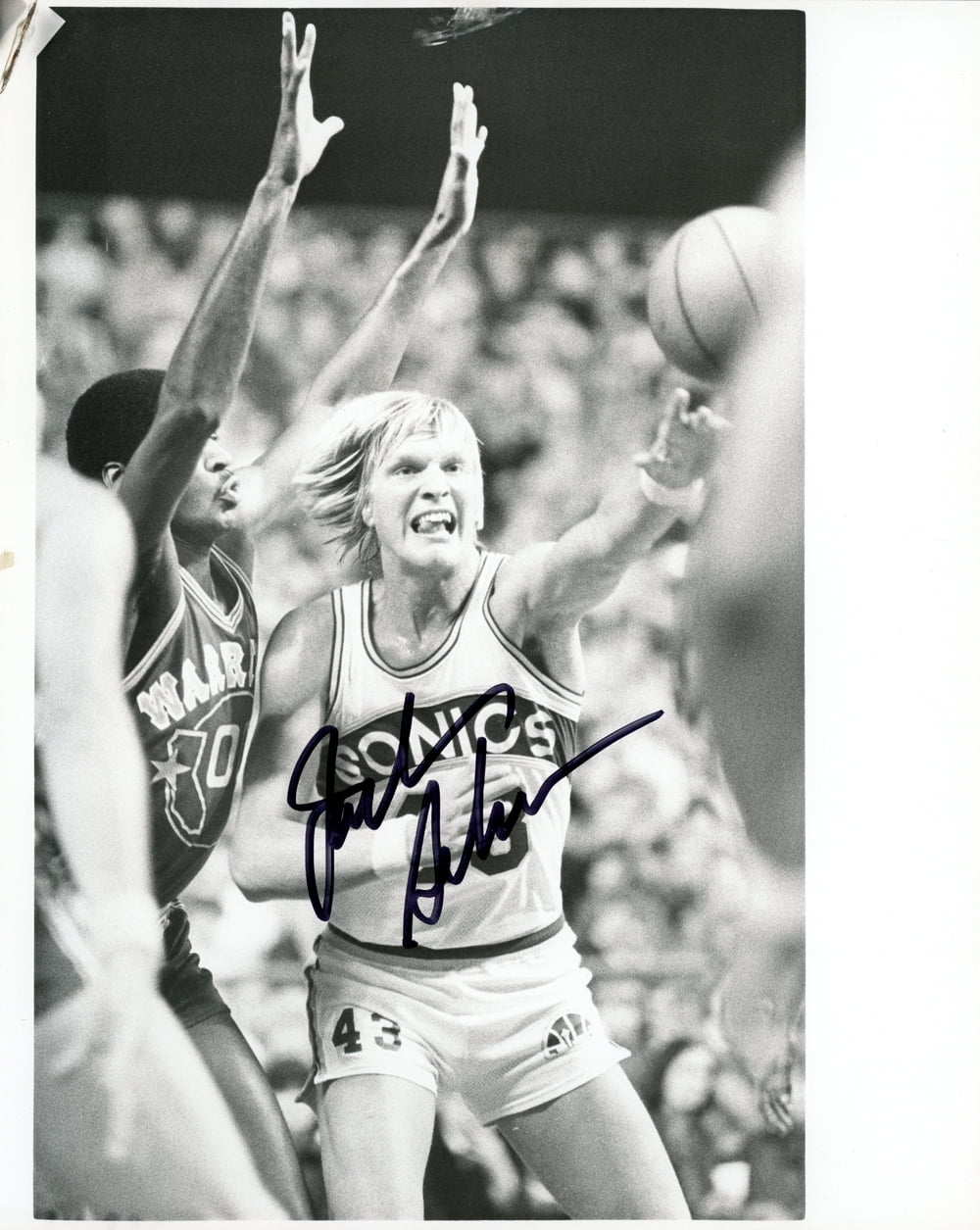 Jack Sikma Autographed 8x10 Photo Seattle Supersonics MCS Holo #70266 ...