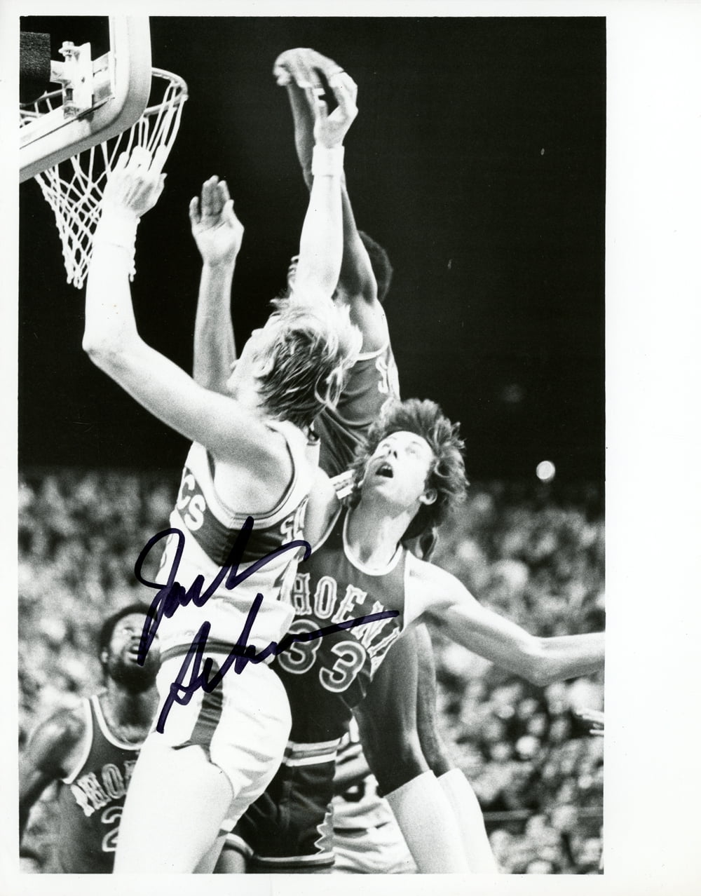 Jack Sikma Autographed 8x10 Photo Seattle Supersonics MCS Holo #70279 ...