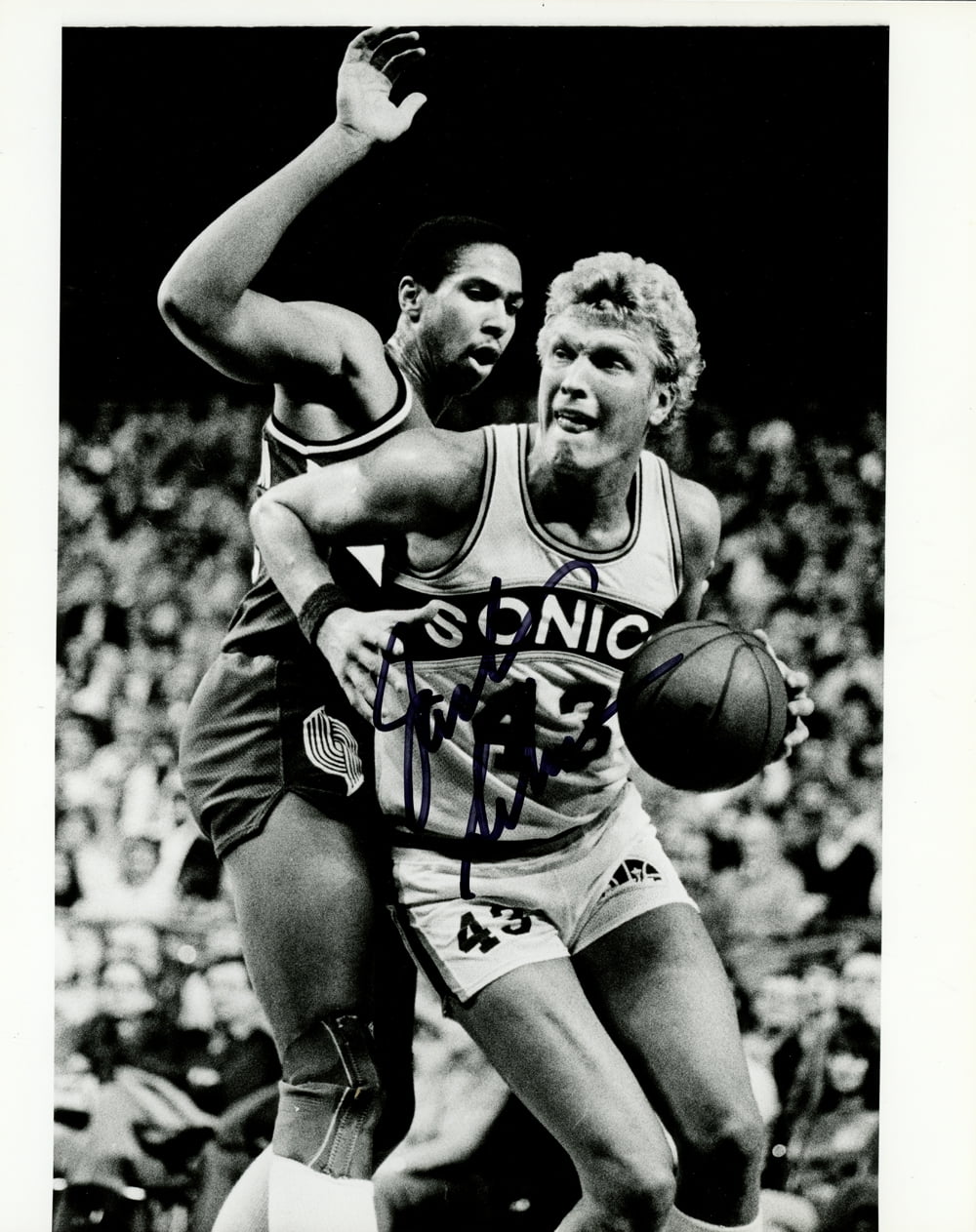 Jack Sikma Autographed 8x10 Photo Seattle Supersonics MCS Holo #70293 ...