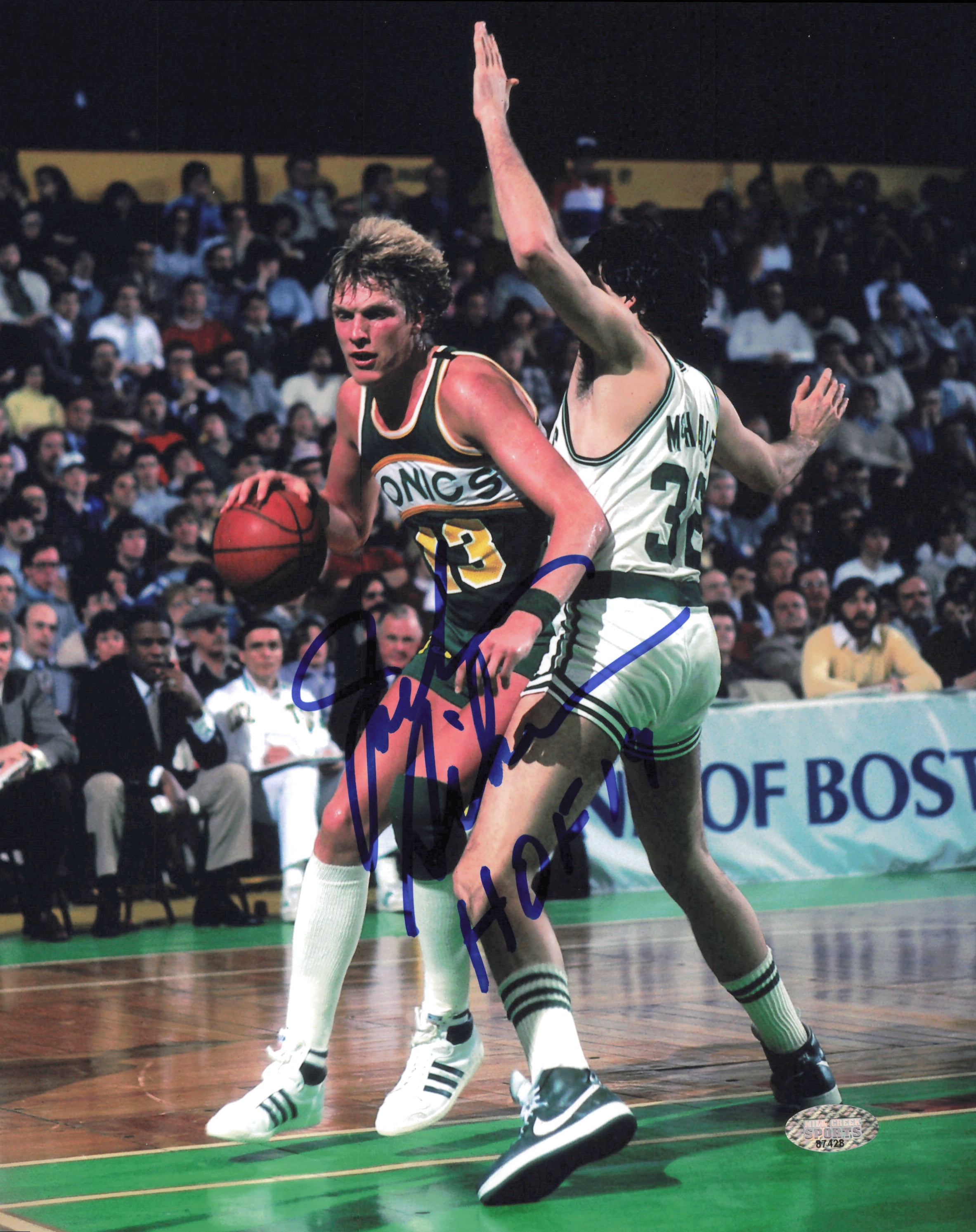 Jack Sikma Autographed 8x10 Photo Seattle Supersonics MCS Holo #87428 ...