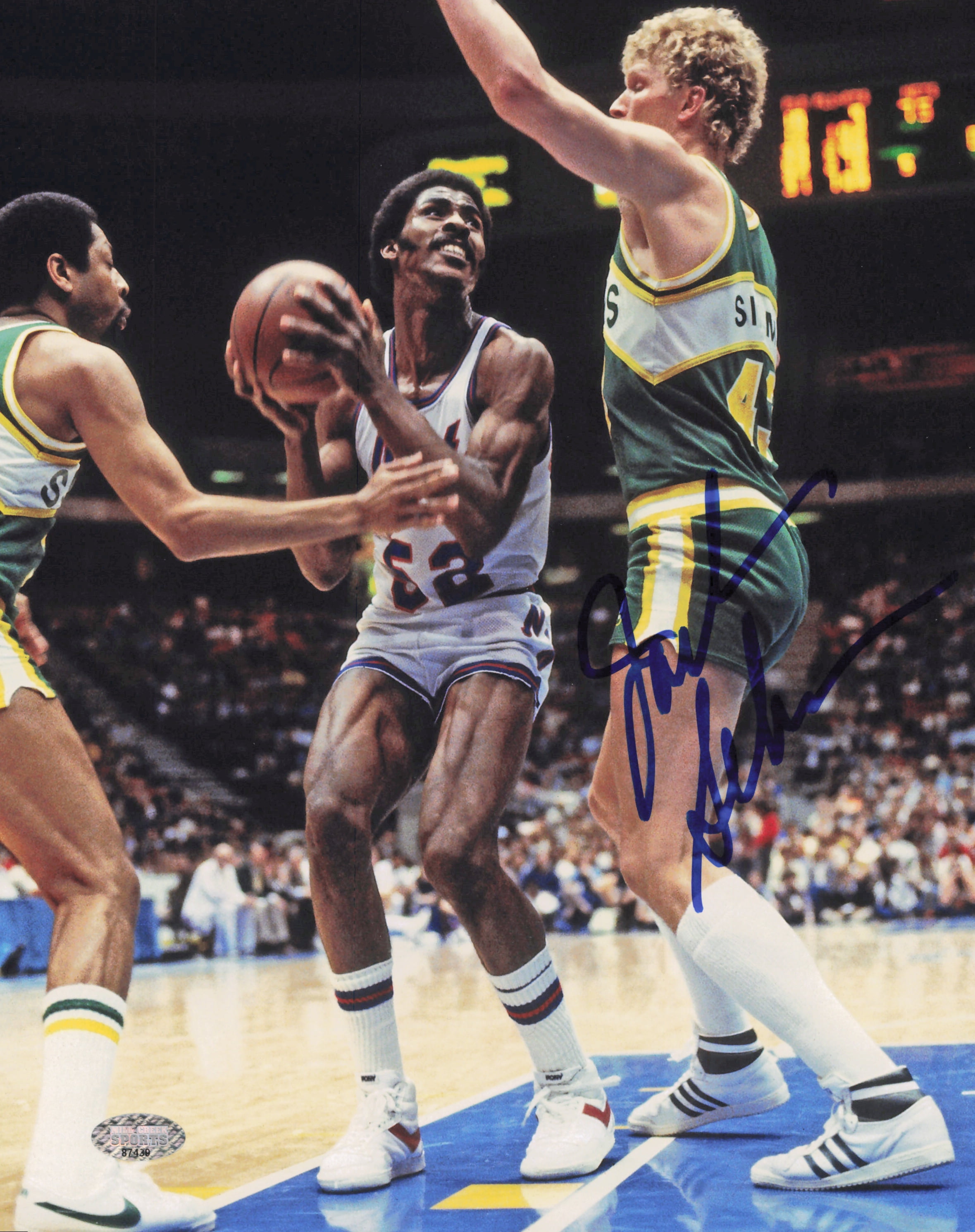 Jack Sikma Autographed 8x10 Photo Seattle Supersonics MCS Holo #87439 ...