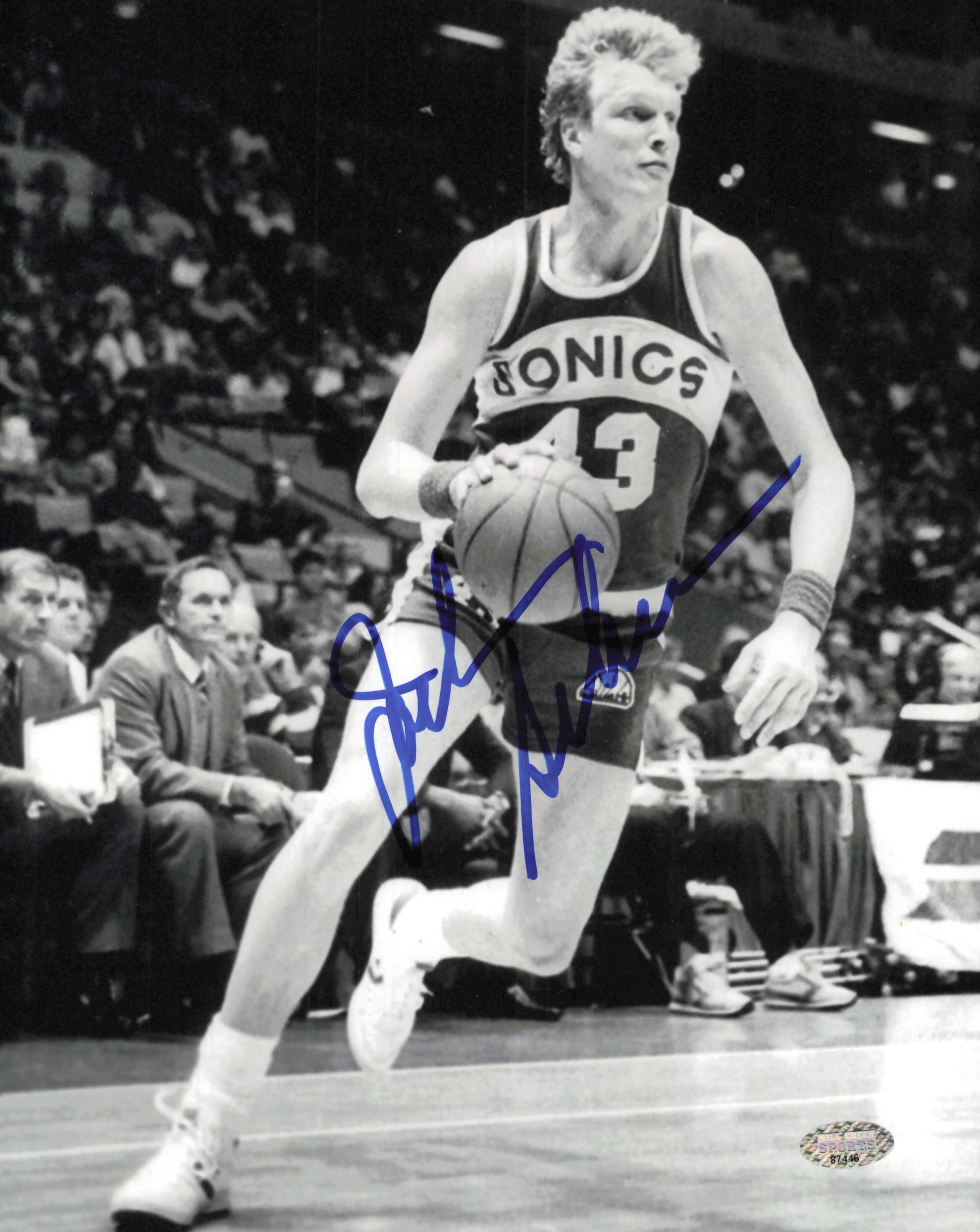 Jack Sikma Autographed 8x10 Photo Seattle Supersonics MCS Holo #87446 ...