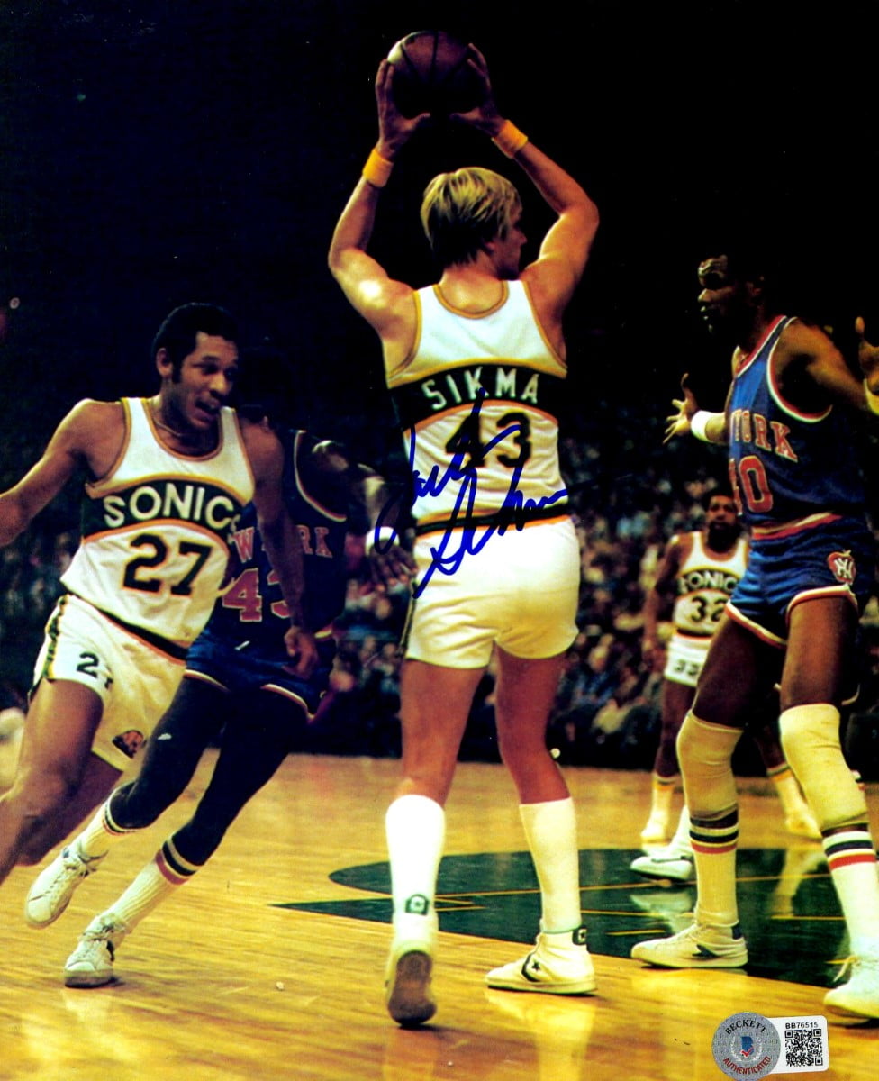 Jack Sikma Signed Autographed 8X10 Photo Seattle Supersonics BAS ...