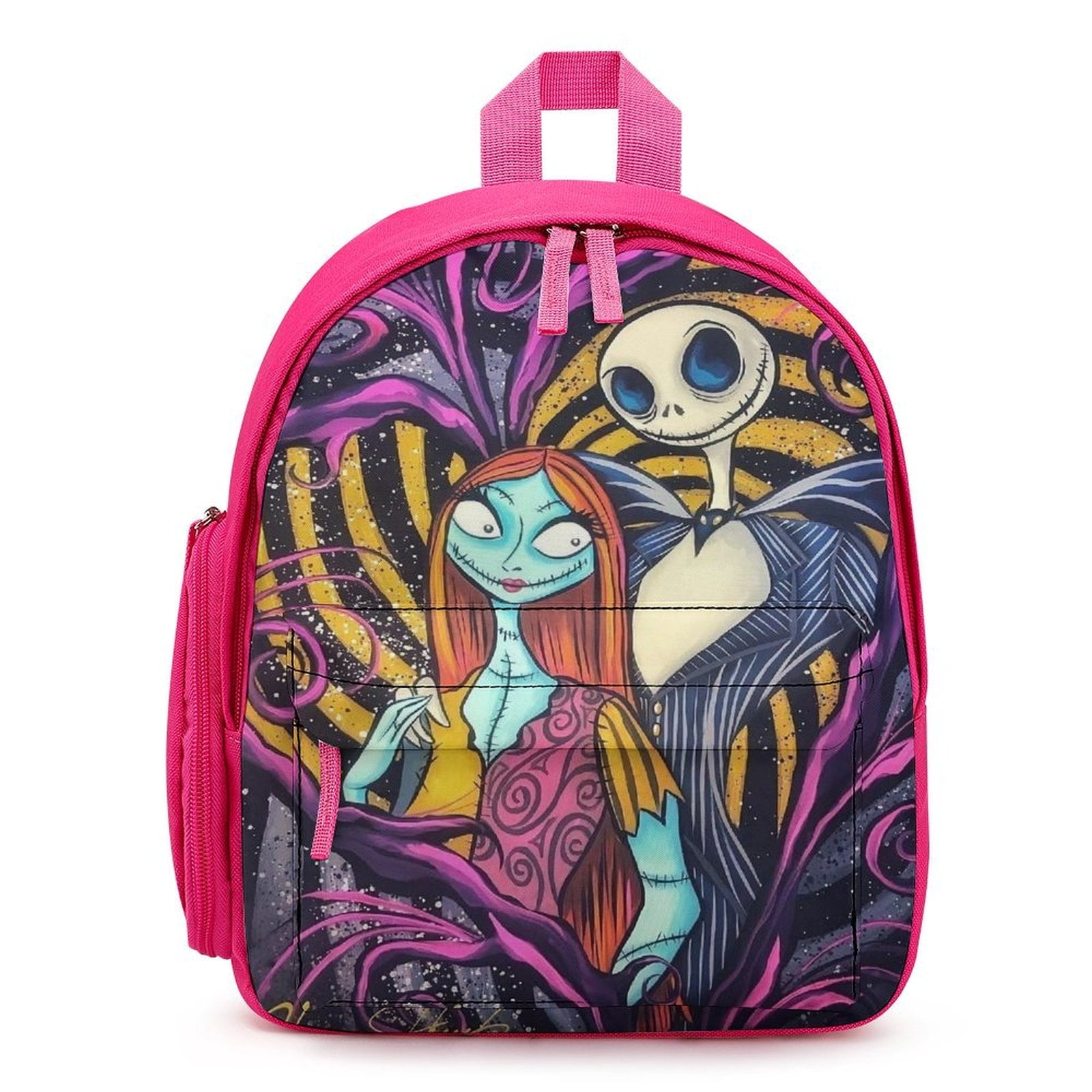 Jack-Skellington Bookbag Casual Mini School Backpack Men Women Travel ...