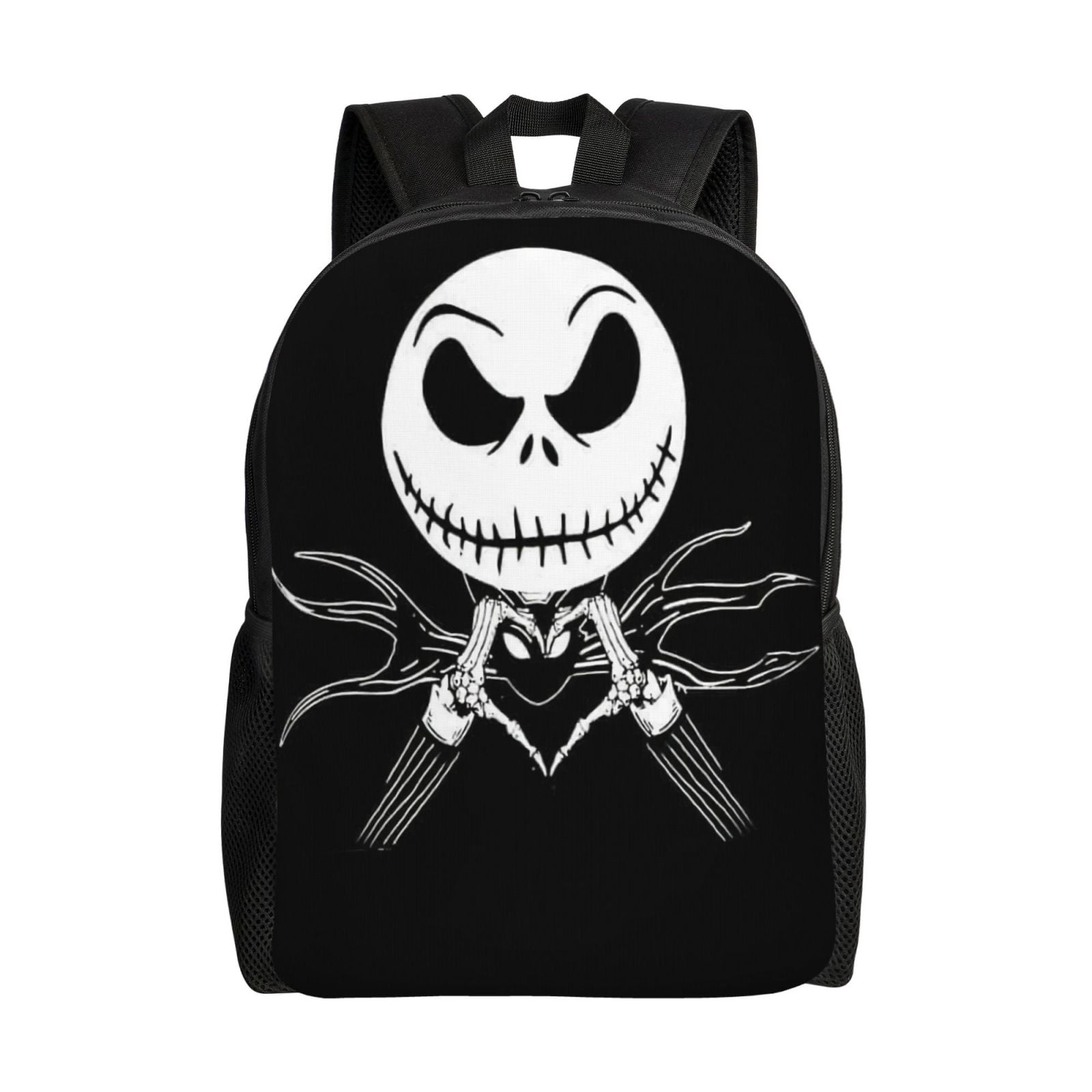 Jack Skellington Cartoon Backpack Cute Large Capacity Casual School ...