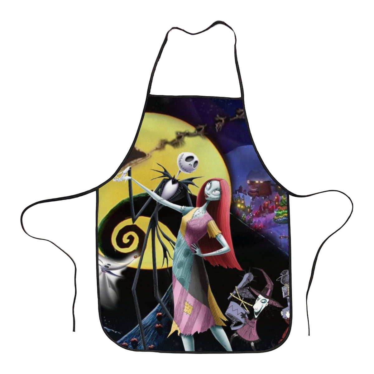 Jack Skellington Cooking Kitchen Chef Apron Funny Bib Aprons for Women ...