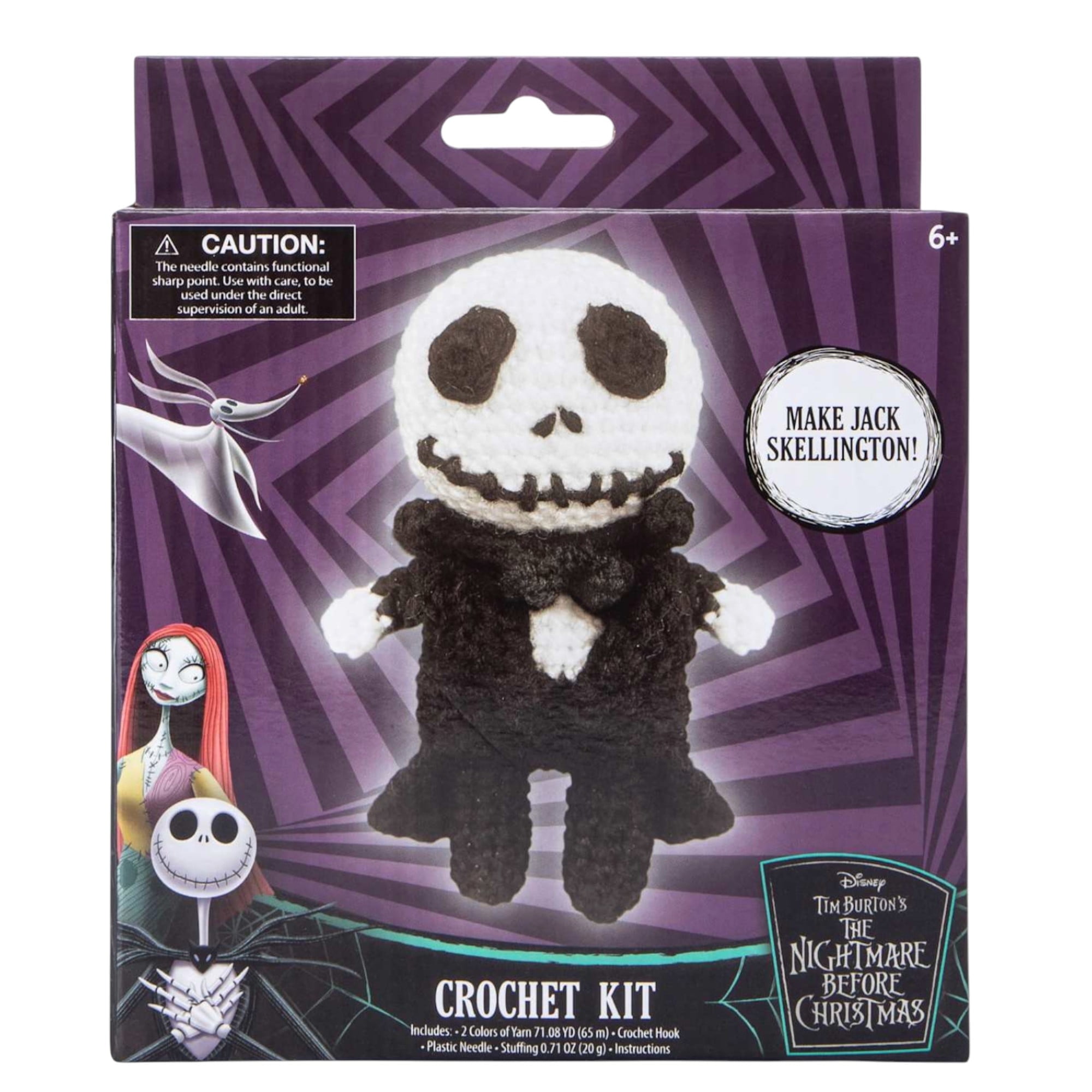Jack Skellington Crochet Kit – Nightmare Before Christmas DIY Plush ...