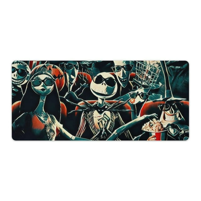 Jack Skellington Extended Gaming Mouse Pad No-sliped Large Desk Mat ...