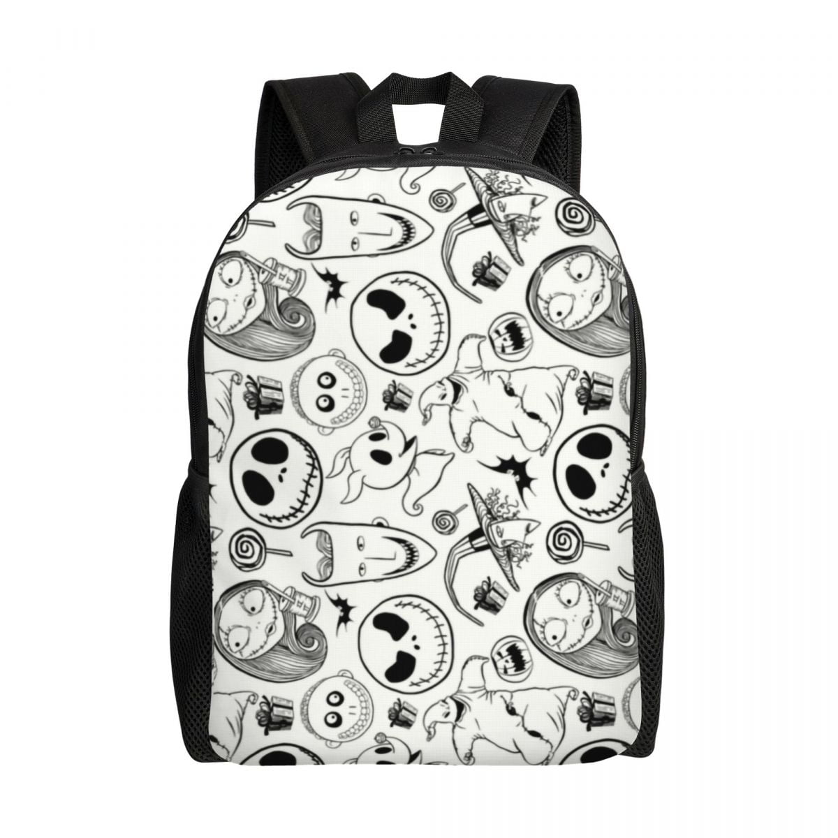 Jack Skellington Halloween Backpack for Men Women School College The ...