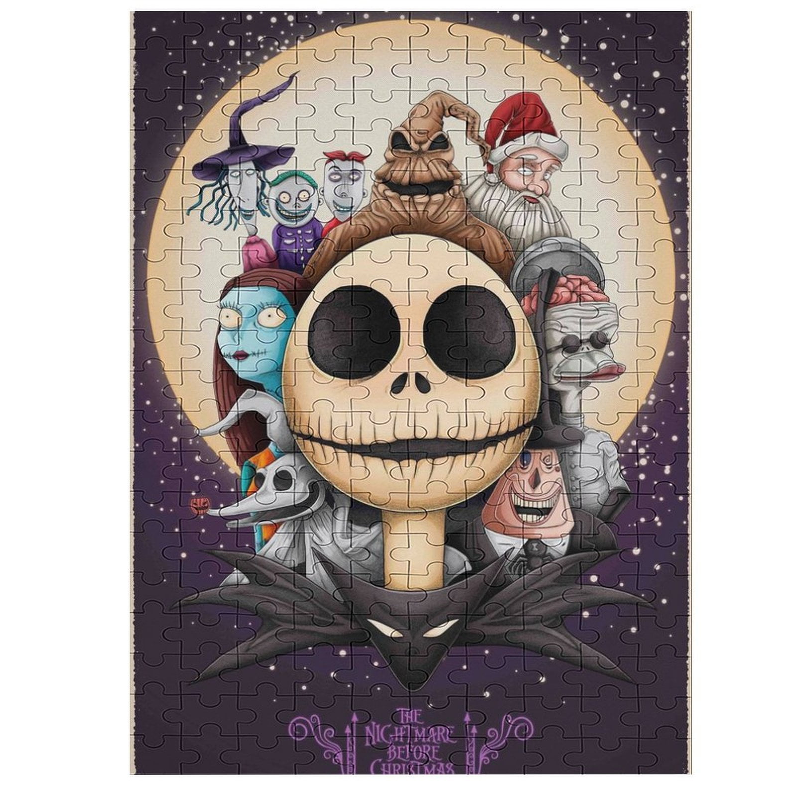 Jack Skellington Halloween Cartoon Anime Puzzles for Kids Boys And ...