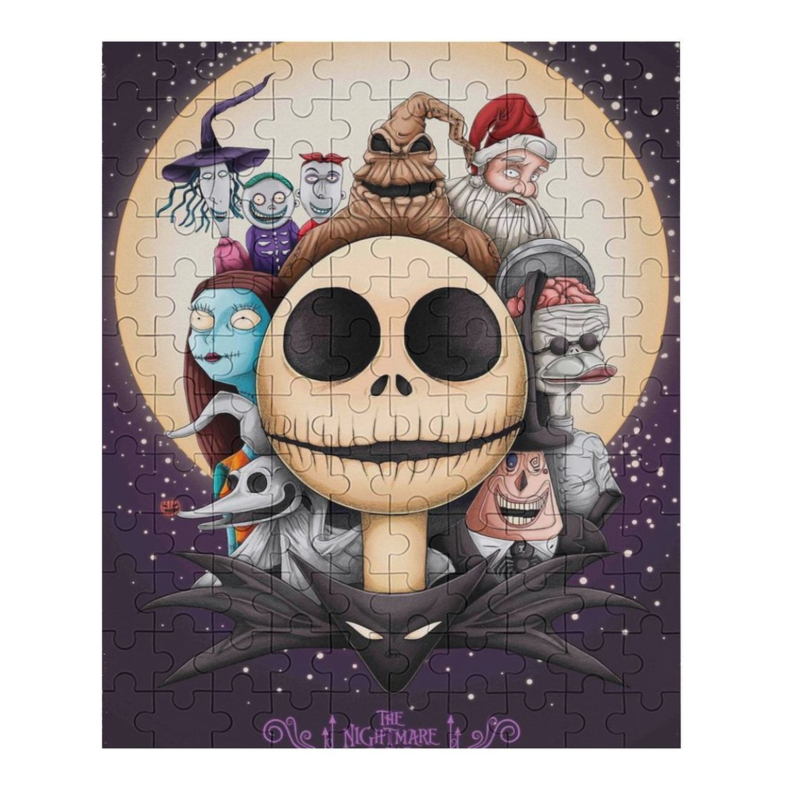 Jack Skellington Halloween Cartoon Anime Puzzles for Kids Boys And ...