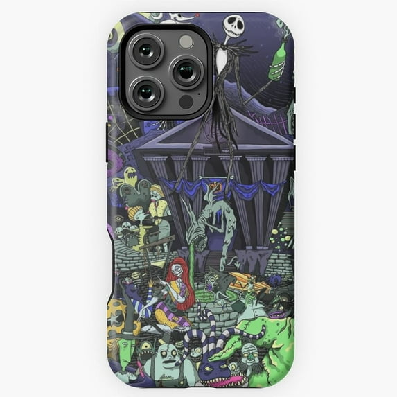 Jack Skellington Halloween Pumpkin King Case for iPhone 17 16 15 14 13 ...