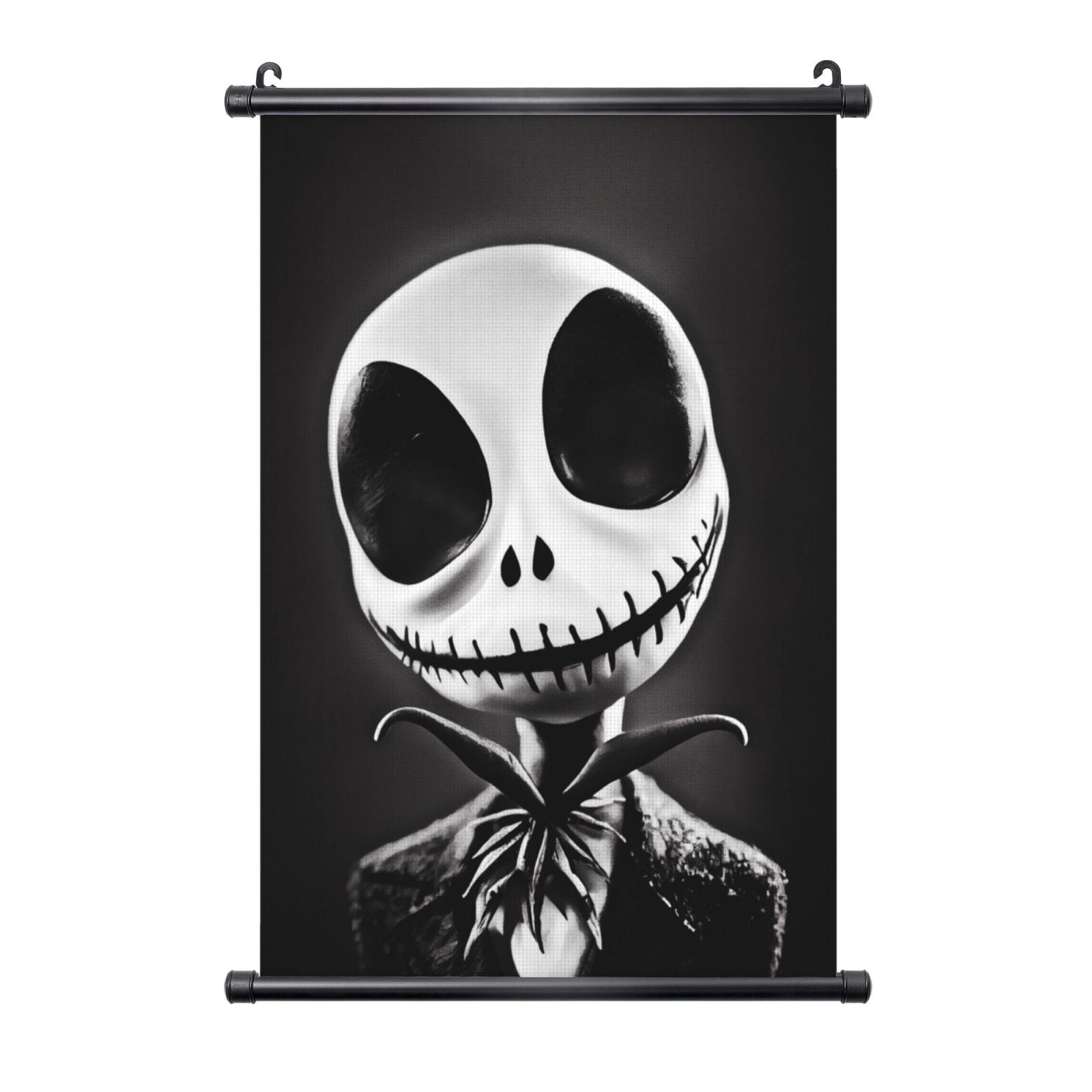 Jack Skellington Hanging Poster, Black Plastic Shaft Wall Hanging ...