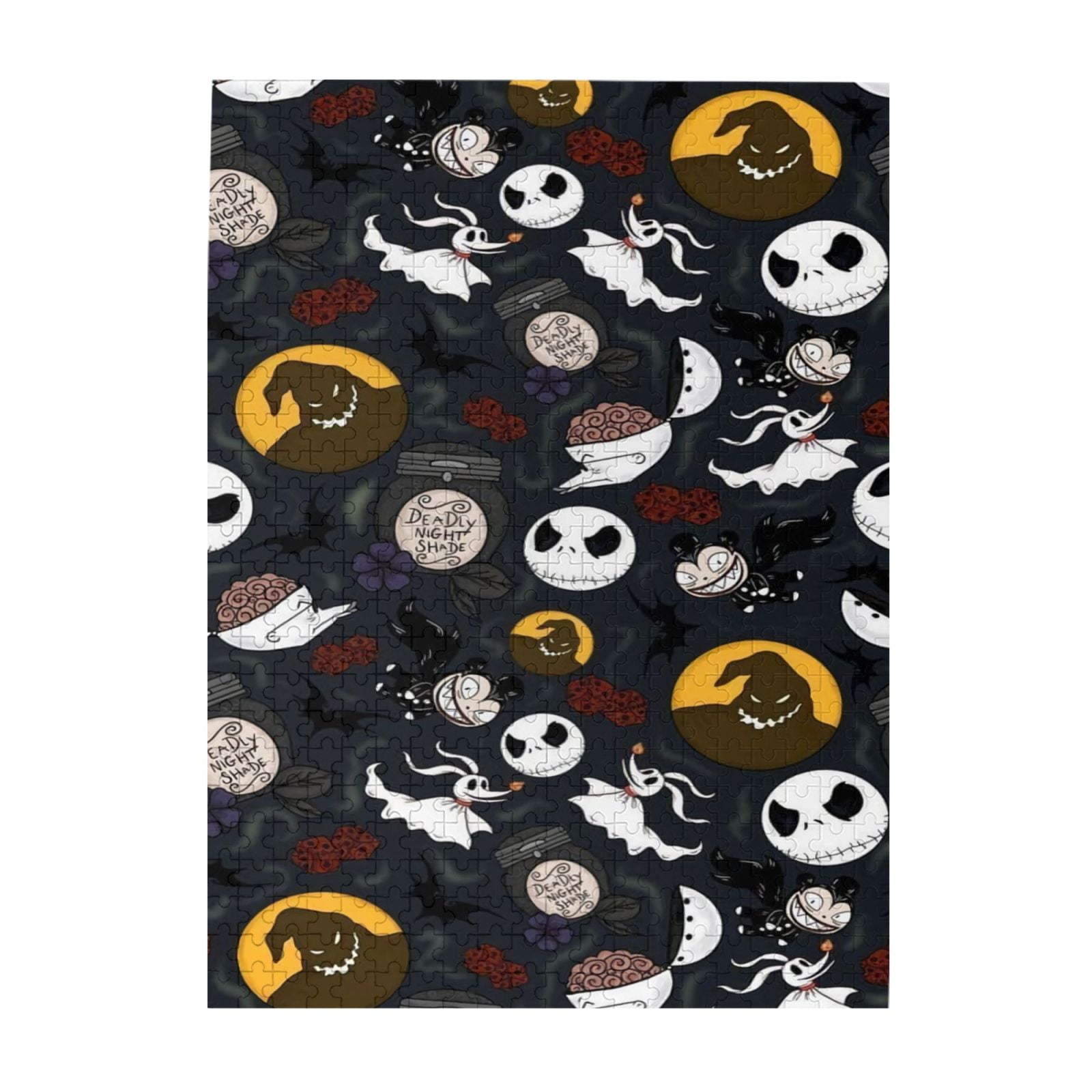 Jack Skellington Jigsaw Puzzles 300 500 1000 Piece Colorful Educational ...