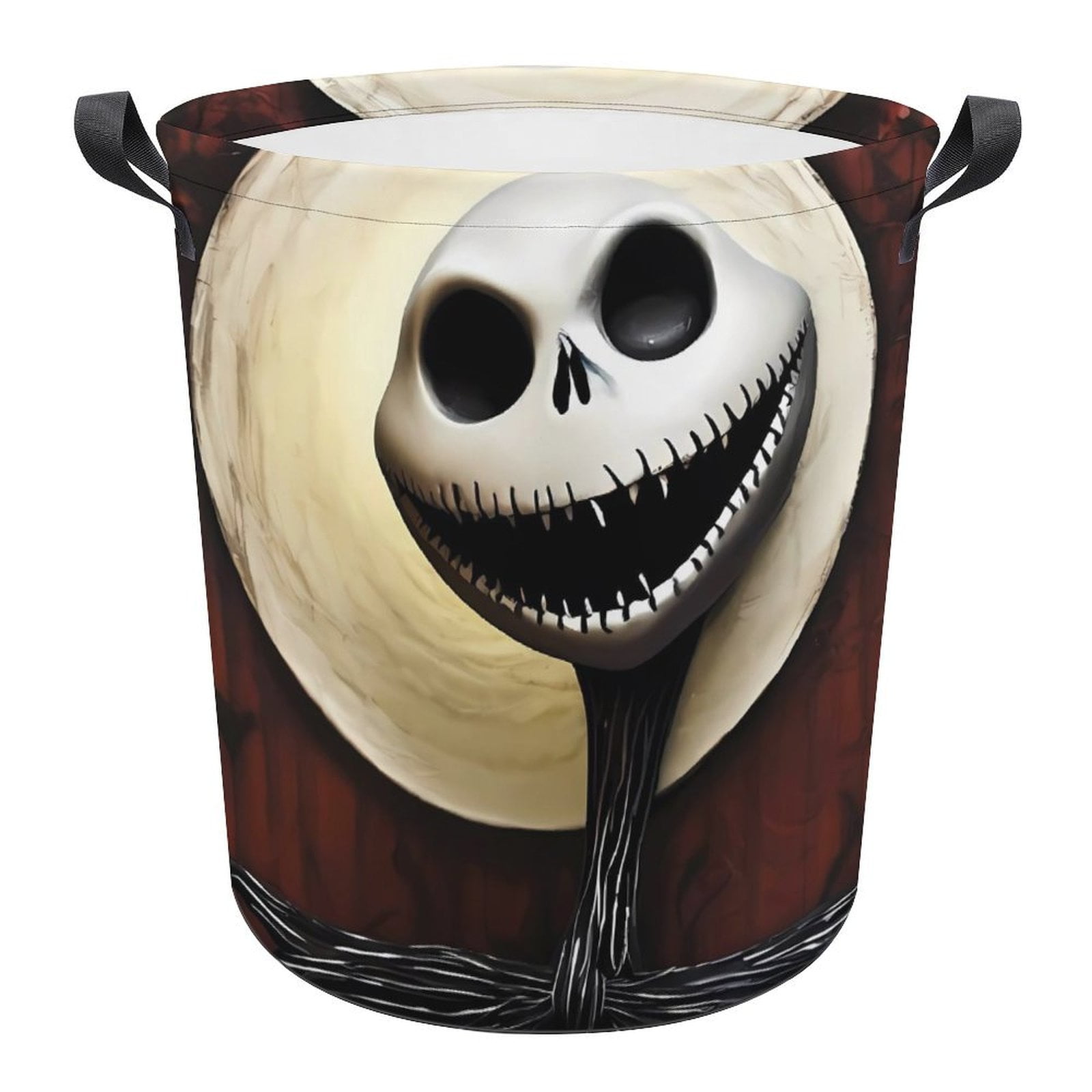 Jack-Skellington Laundry Hamper, Round Collapsible Hamper Laundry ...