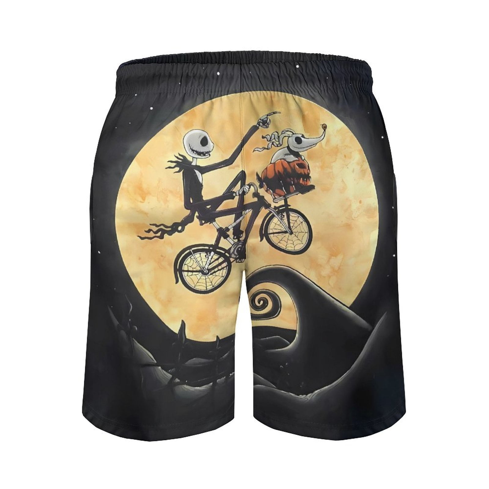 Jack Skellington Men's Shorts Quick Dry 3D Printed Beach Men's Swim ...