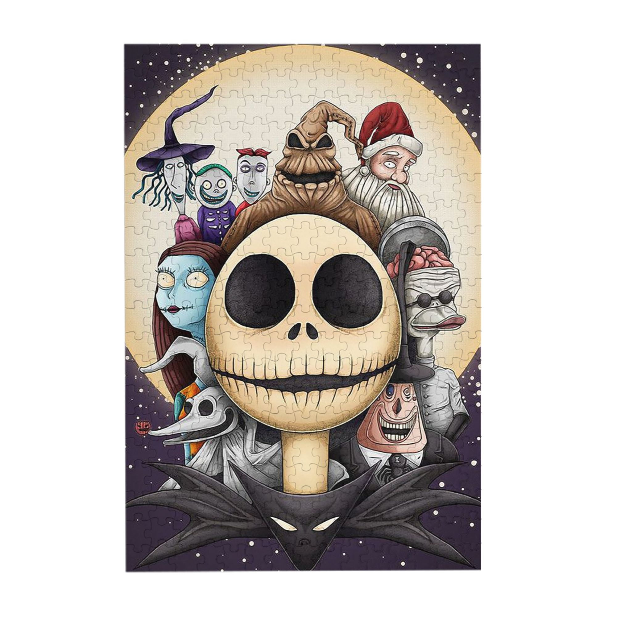 Jack Skellington Nightmare Wooden Jigsaw Puzzle 300 Pieces Game For ...