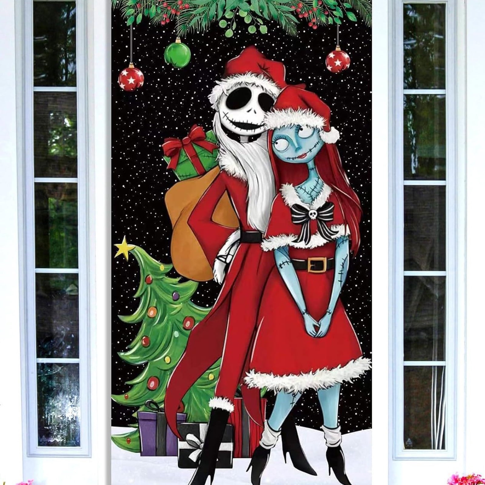 Jack Skellington Sally Banner Nightmare Before Christmas Decorations ...