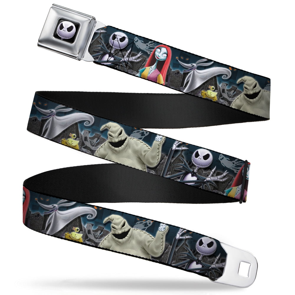 Jack Skellington, Sally, and Oogie Boogie Seatbelt Belt-Holds Pants Up ...