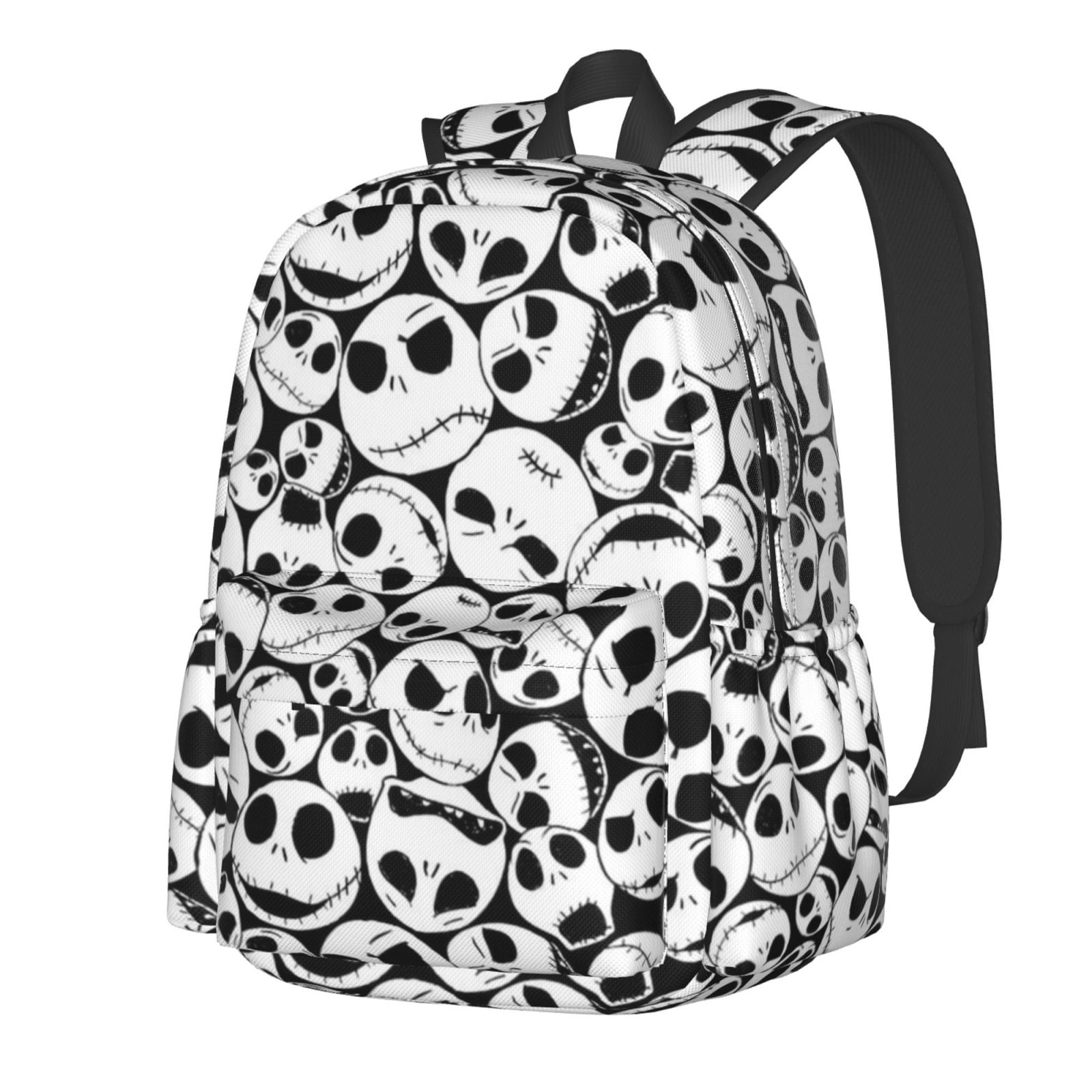 Jack Skellington Skull Backpack Laptop Daypack School Shoulders ...