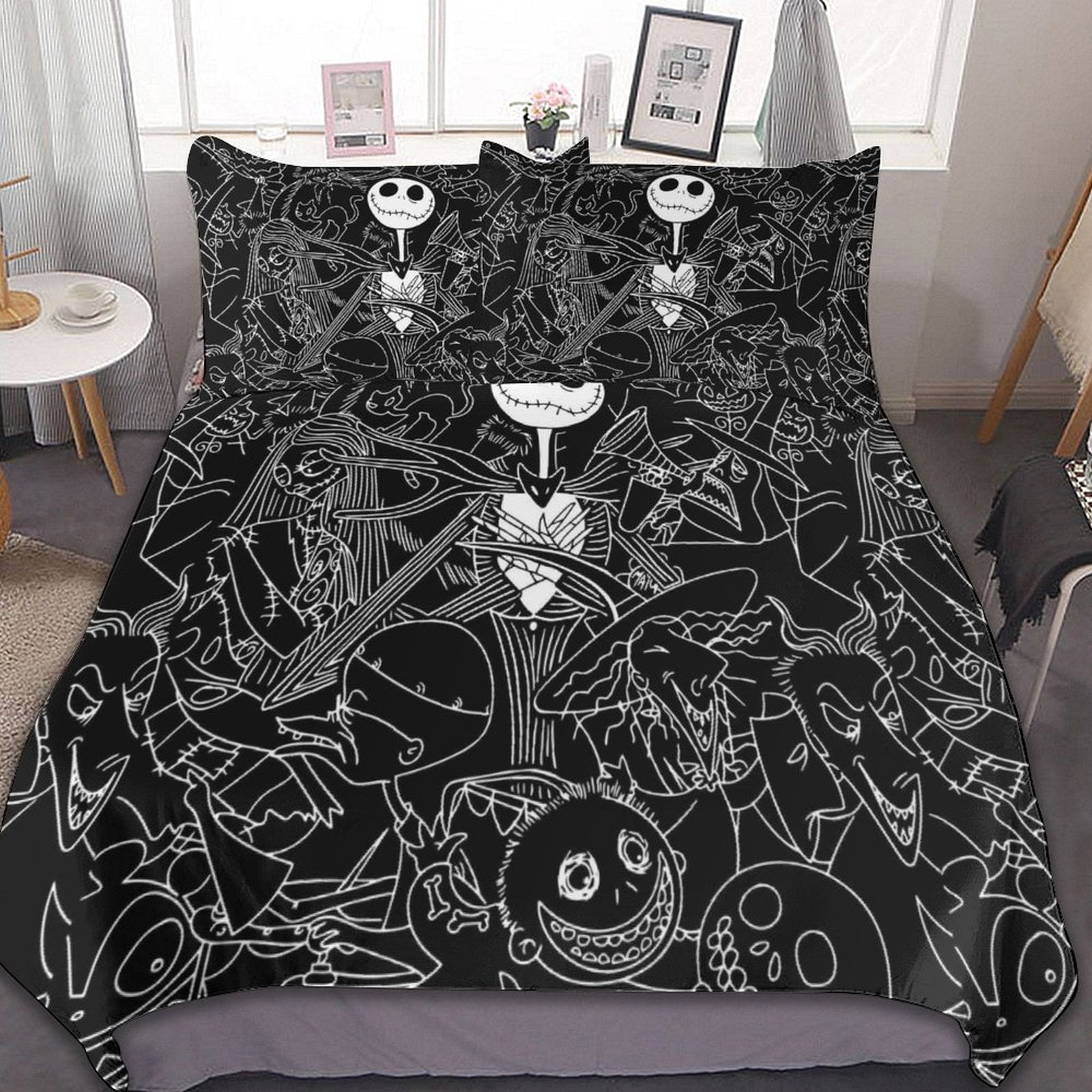 Jack Skellington The Nightmare Before Christmas 3 Piece Bedding Sets ...