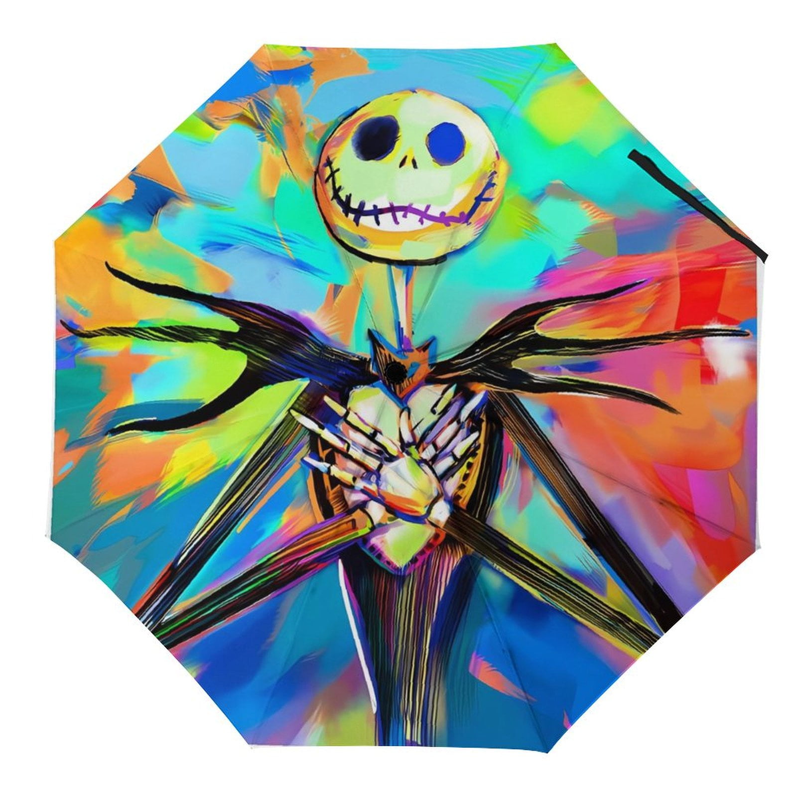 Jack-Skellington Umbrella for Adults Teens Kids, Lightweight Windproof ...
