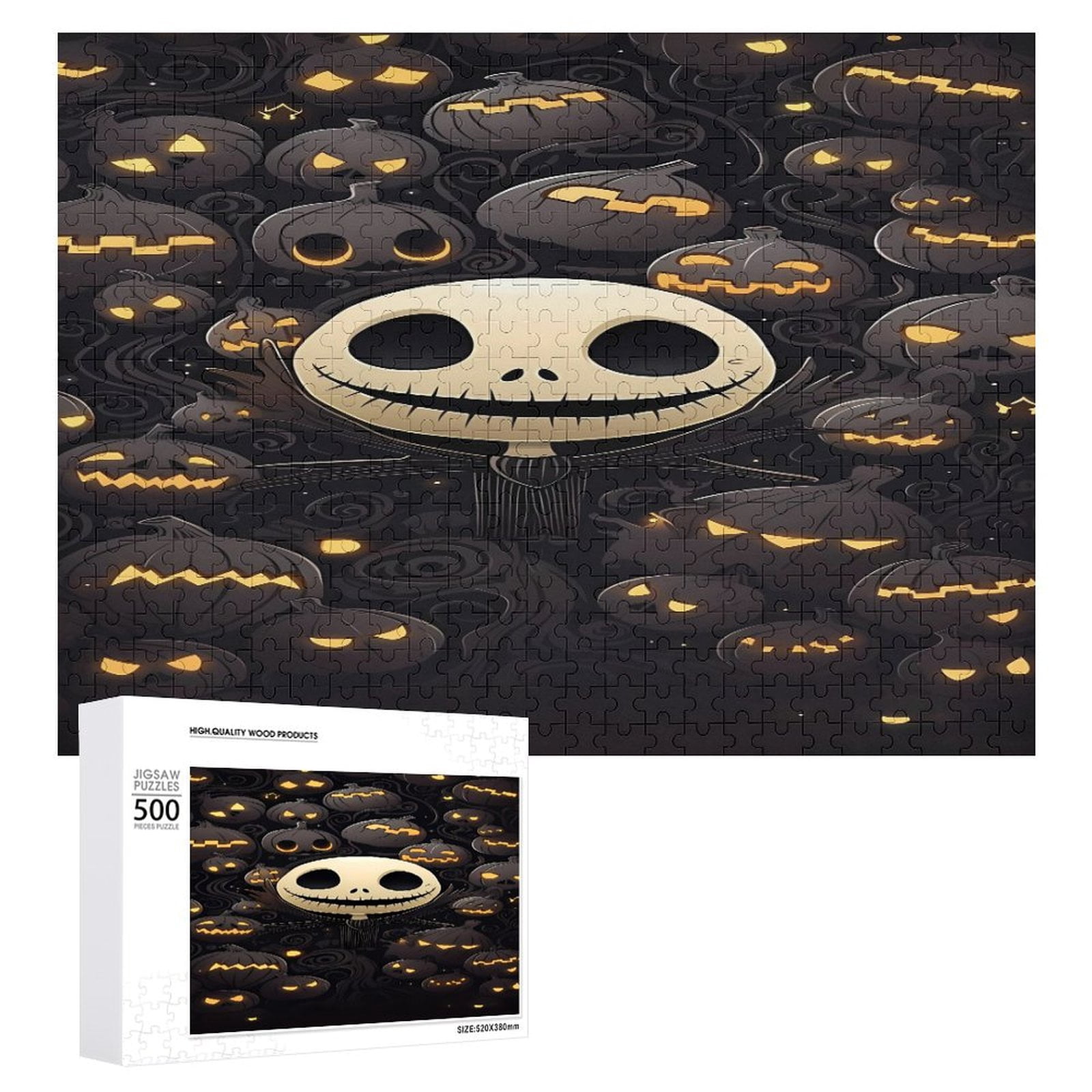 Jack Skellington Wooden Picture Puzzle-Eco-Friendly Wood, Educational ...