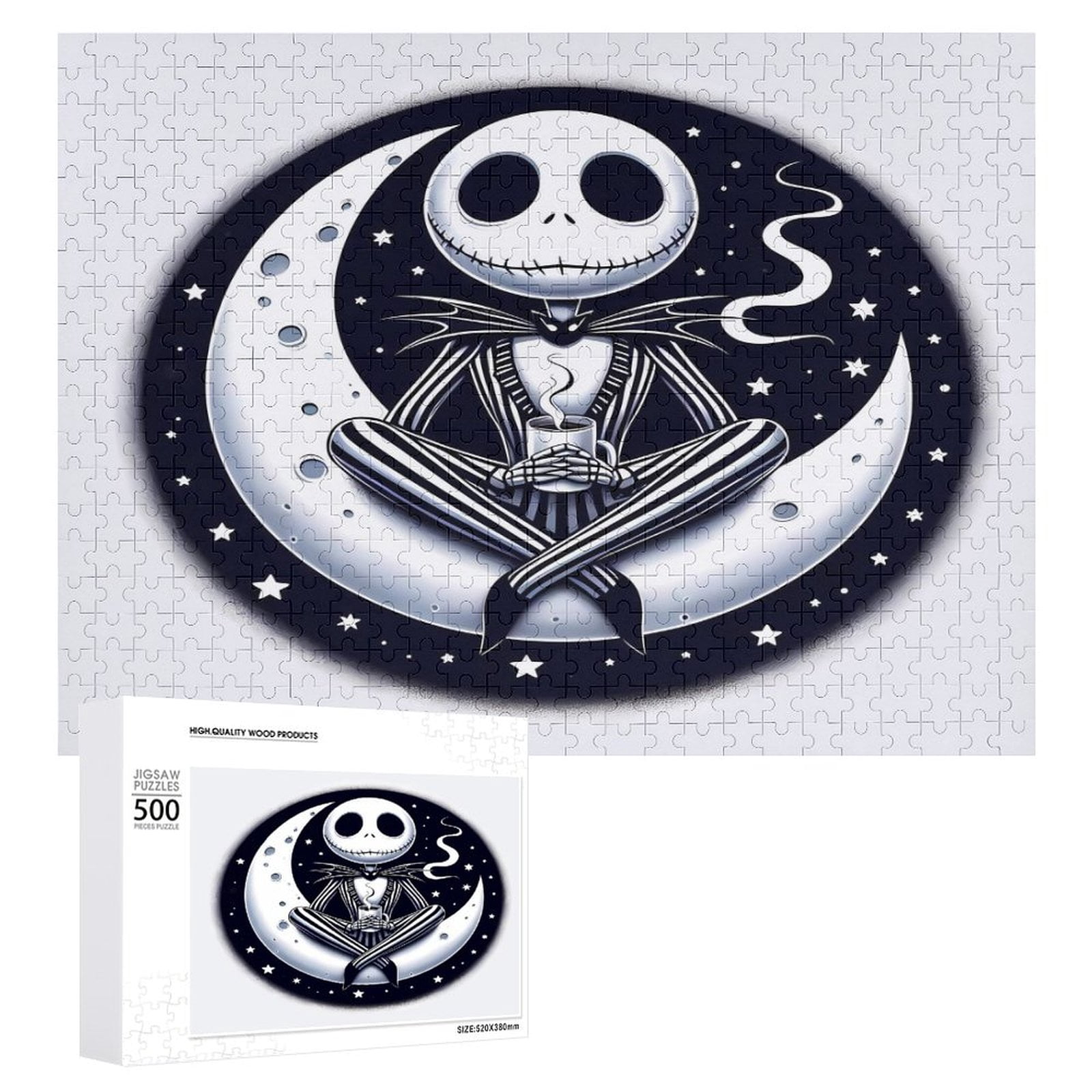 Jack Skellington Wooden Picture Puzzle-Eco-Friendly Wood, Educational ...