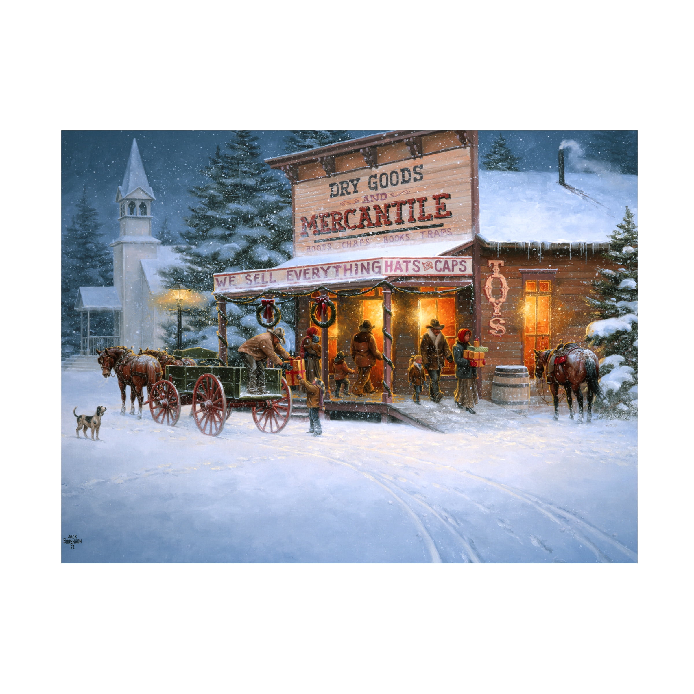 Jack Sorenson 'Christmas Wishes' Canvas Art - Walmart.com