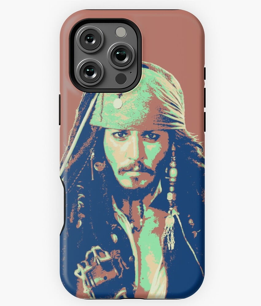 Jack Sparrow Mint Choc Chip Parody Phone Case for iPhone 16 15 14 13 12 ...