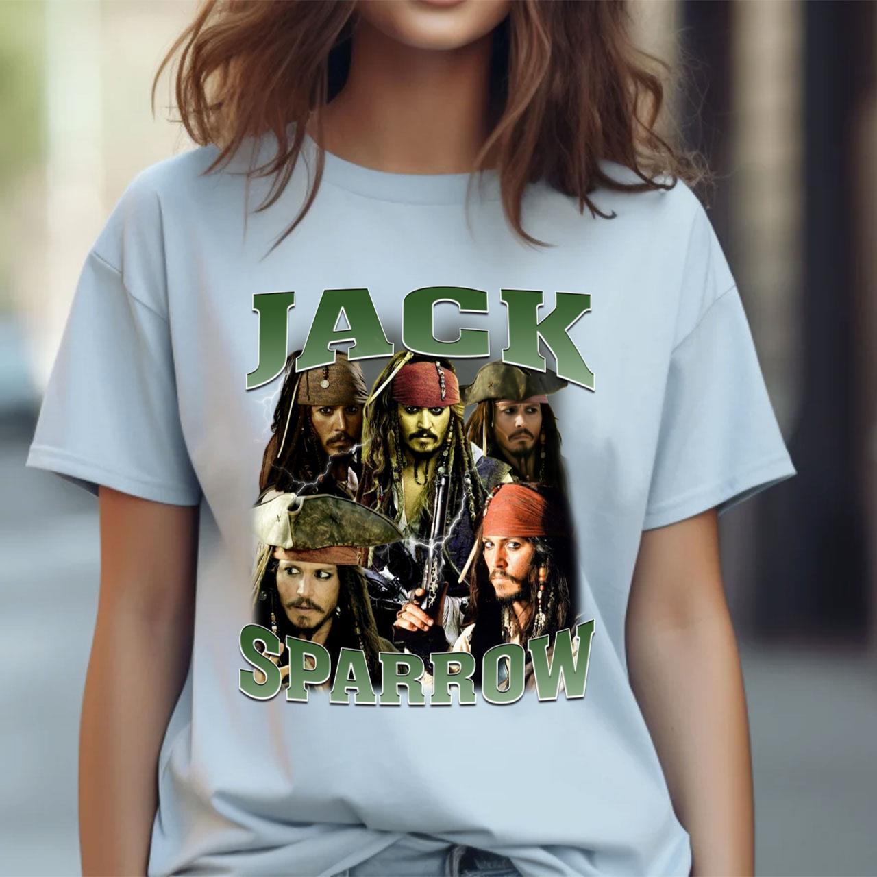 Jack Sparrow Shirt Vintage Jack Sparrow Shirt Pirates of the Caribbean ...