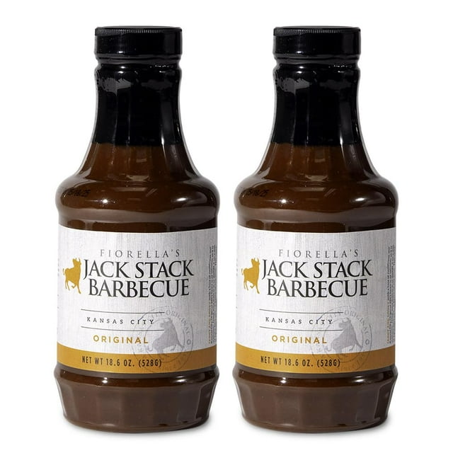 Jack Stack Barbecue Original Sauce - Kansas City BBQ Sauce - Smoked KC BBQ Sauce (2 Pack, 18oz ...