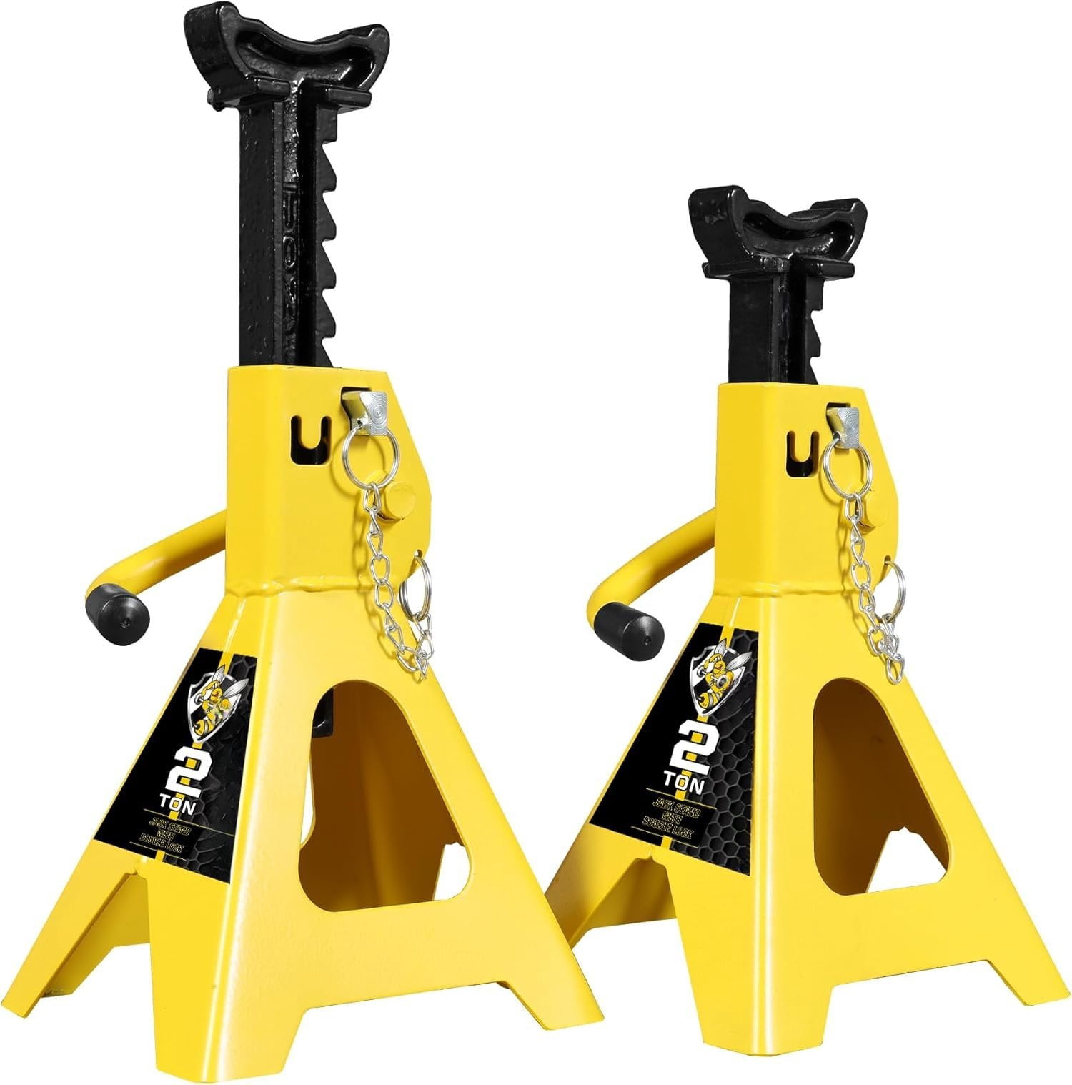 Jack Stands 2 Ton with Double Locking for Lifting SUVS, 4400 lb ...